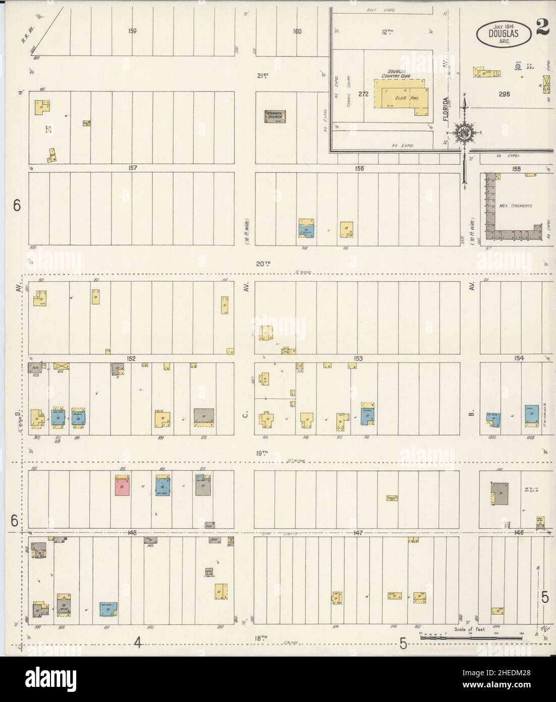 Cochise county map hi-res stock photography and images - Alamy