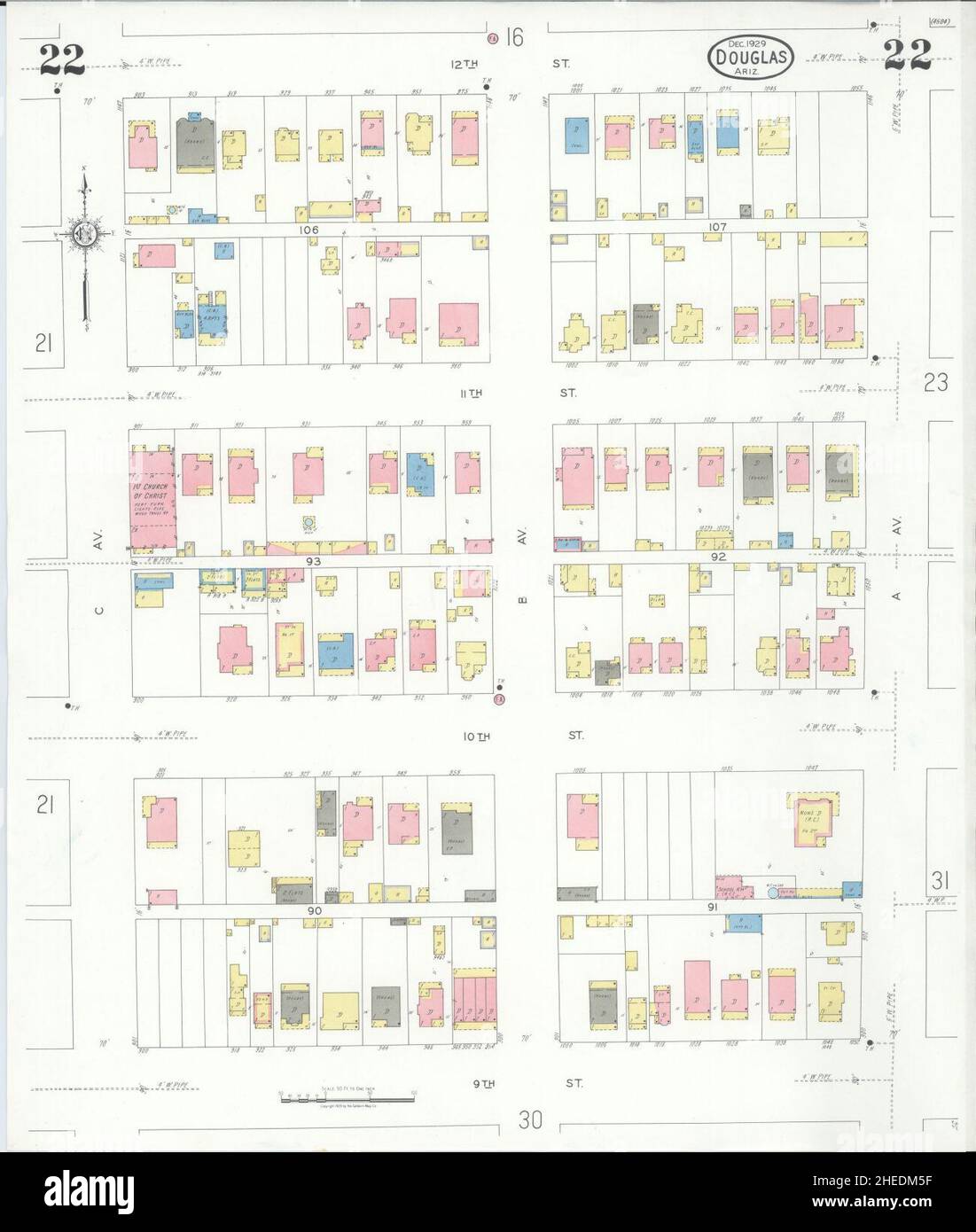 Cochise county map hi-res stock photography and images - Alamy