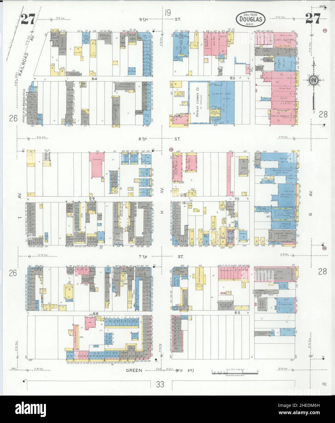 Cochise county map hi-res stock photography and images - Alamy