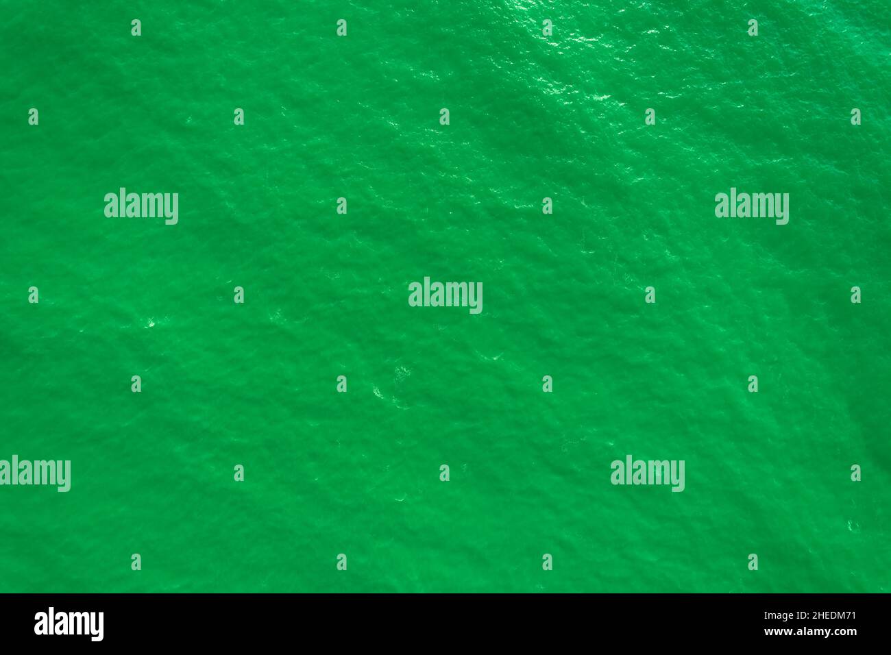 Poison green background. Uniform ocean water. Aerial view Stock Photo ...