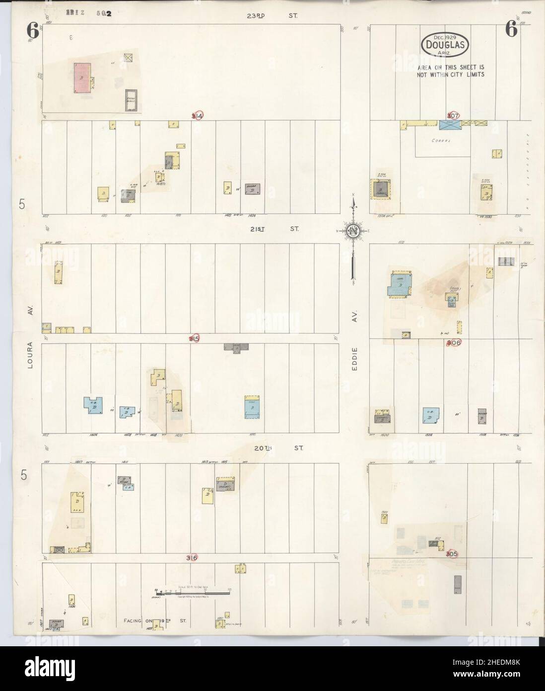 Cochise county map hi-res stock photography and images - Alamy
