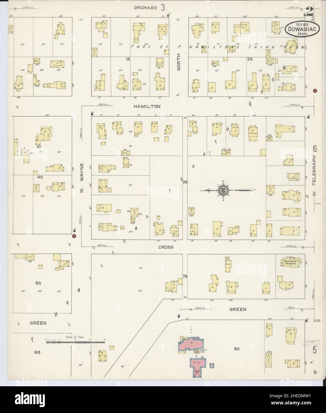 Map of dowagiac hi-res stock photography and images - Alamy