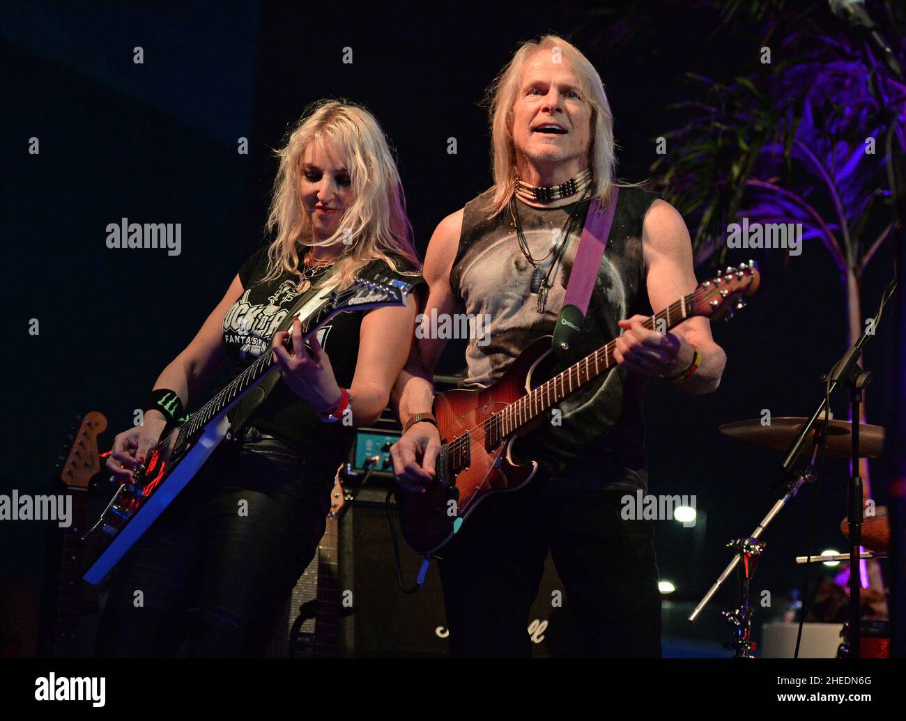 Hollywood FL, USA. 09th Jan, 2022. Britt Lightning of Vixen and Steve ...