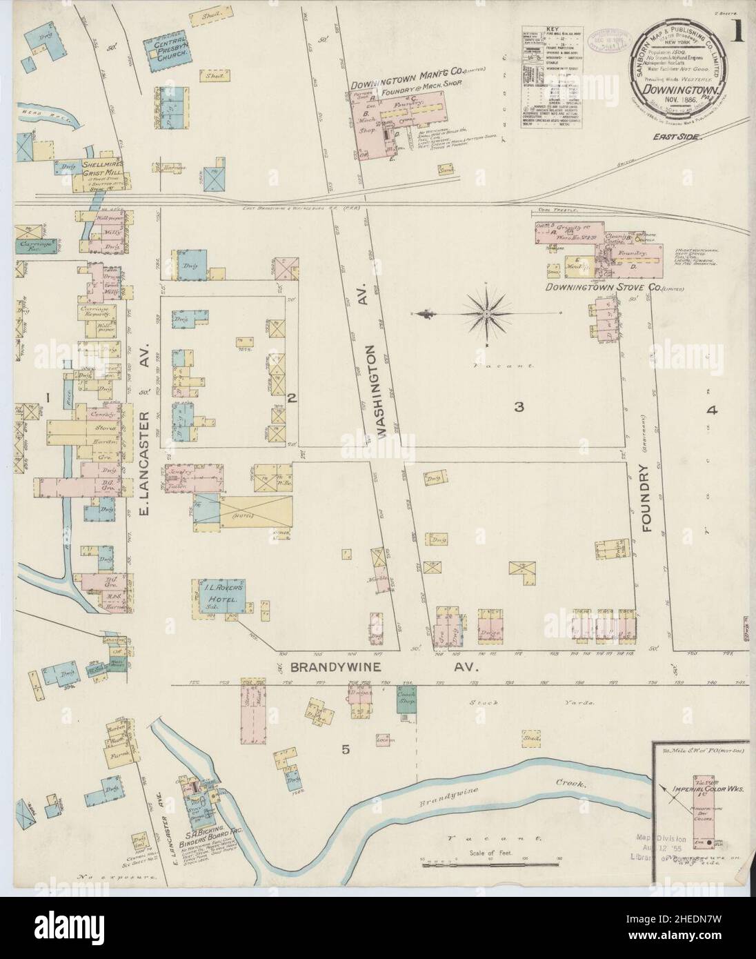 Map of downingtown hi-res stock photography and images - Alamy