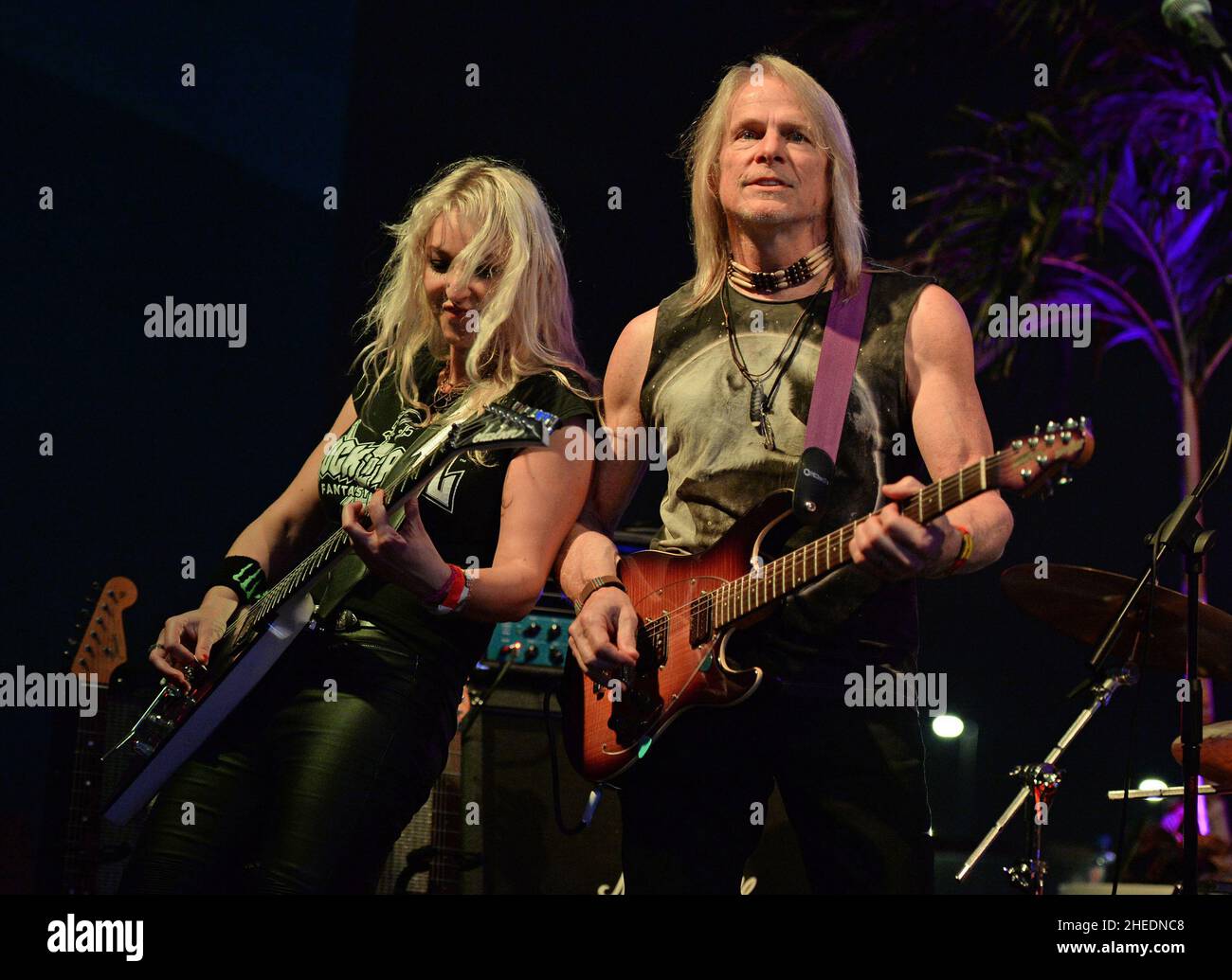 Hollywood FL, USA. 09th Jan, 2022. Britt Lightning of Vixen and Steve ...
