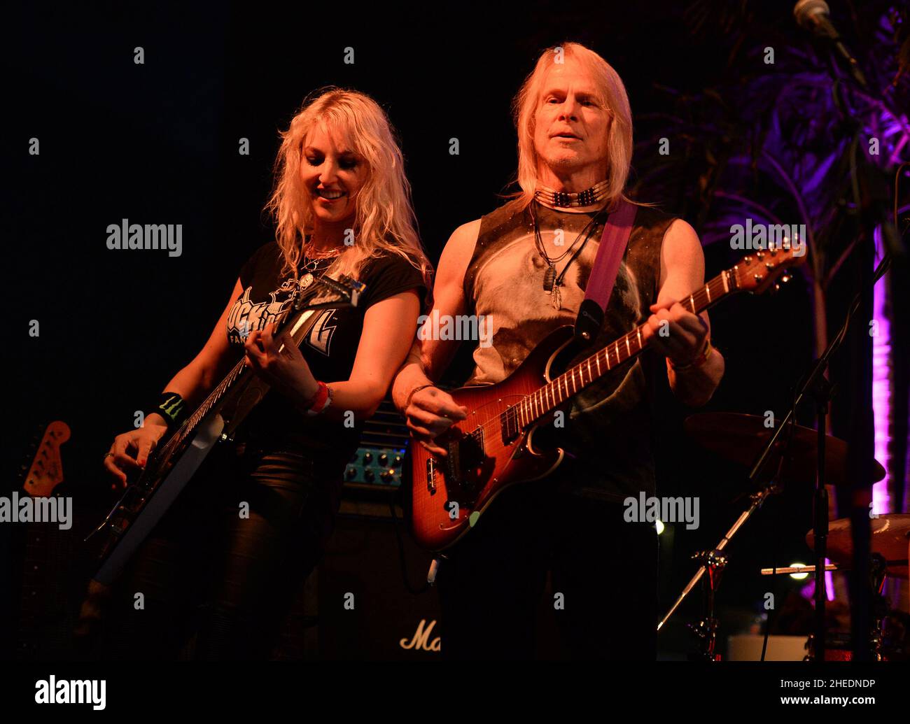 Hollywood FL, USA. 09th Jan, 2022. Britt Lightning of Vixen and Steve ...