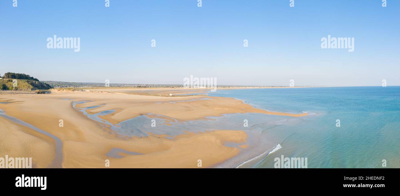 This landscape photo was taken in Europe, France, Normandy, Manche, in ...