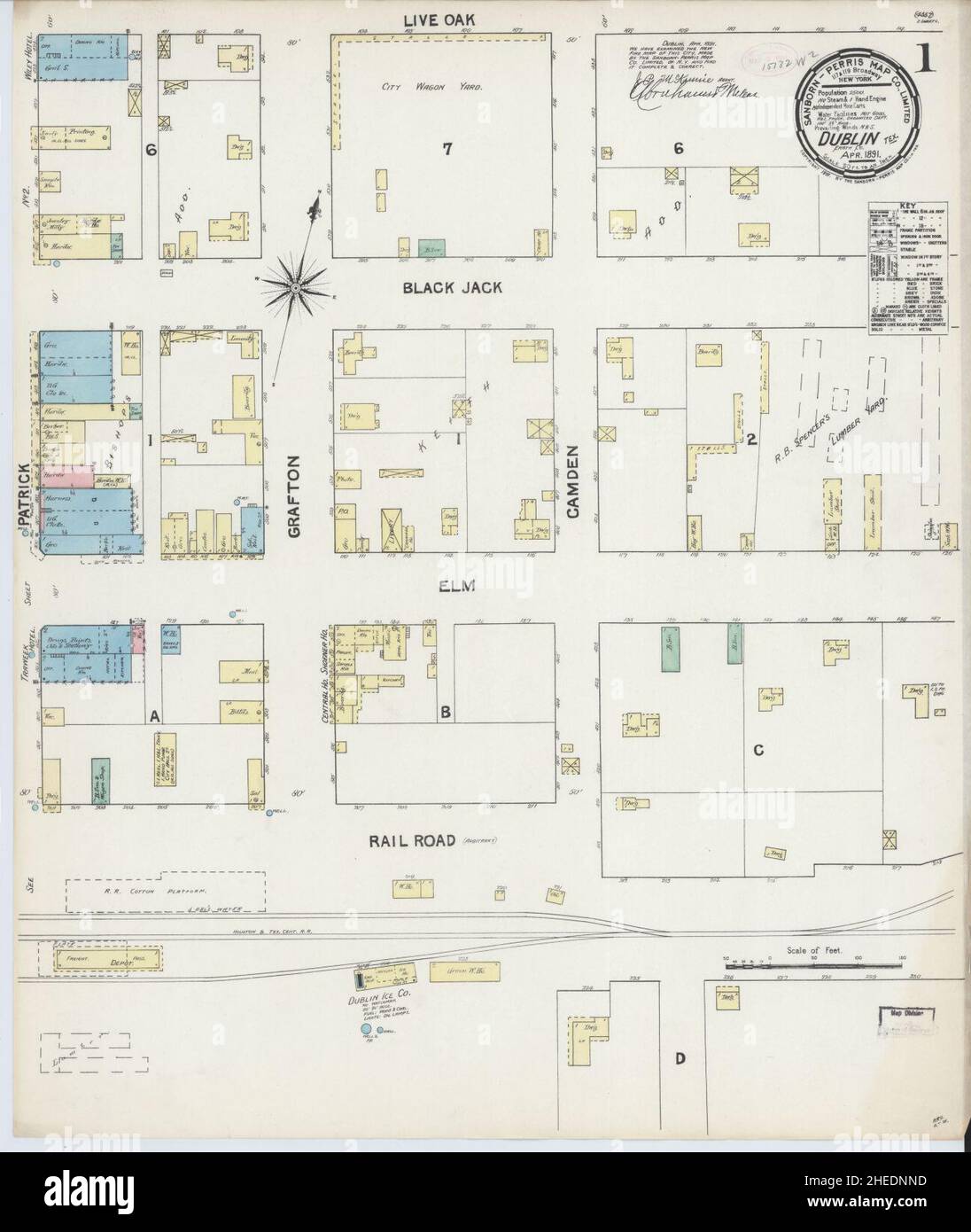 Dublin texas map hi-res stock photography and images - Alamy