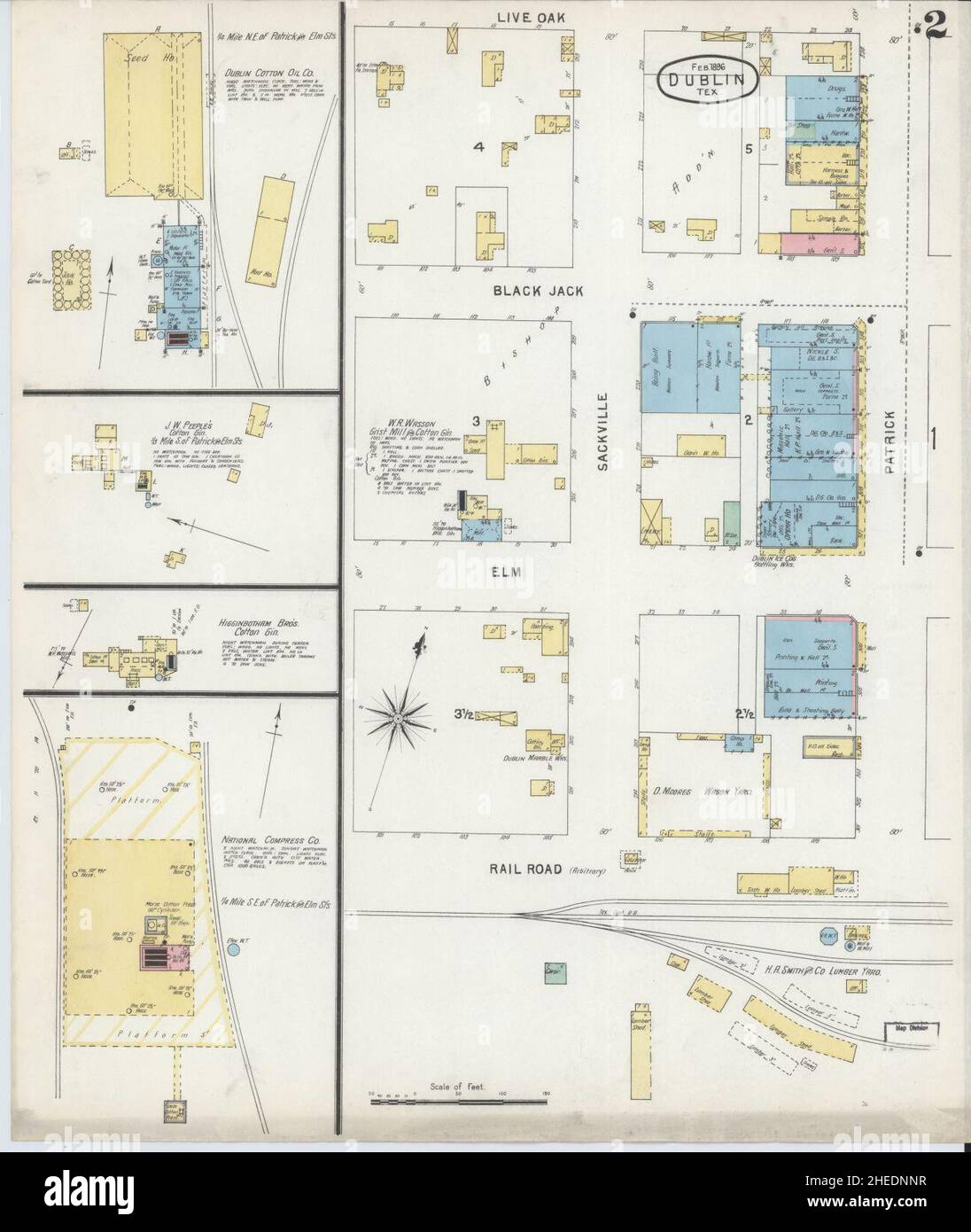 Map of dublin texas hi-res stock photography and images - Alamy