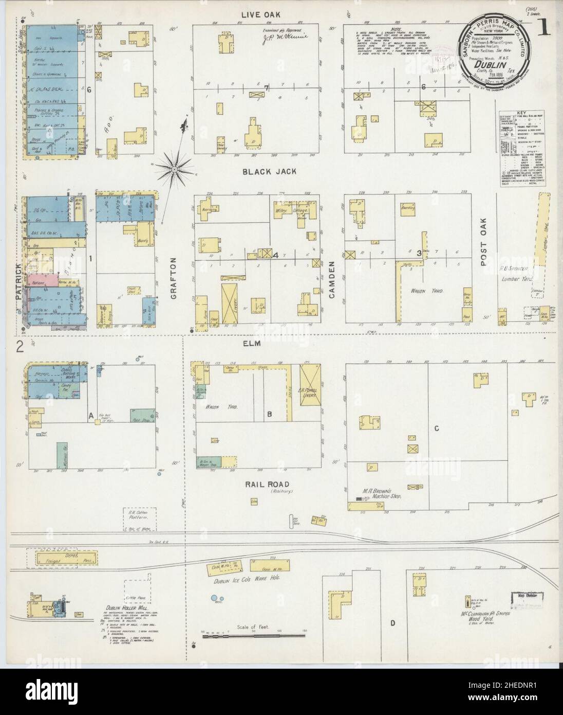 Dublin texas map hi-res stock photography and images - Alamy