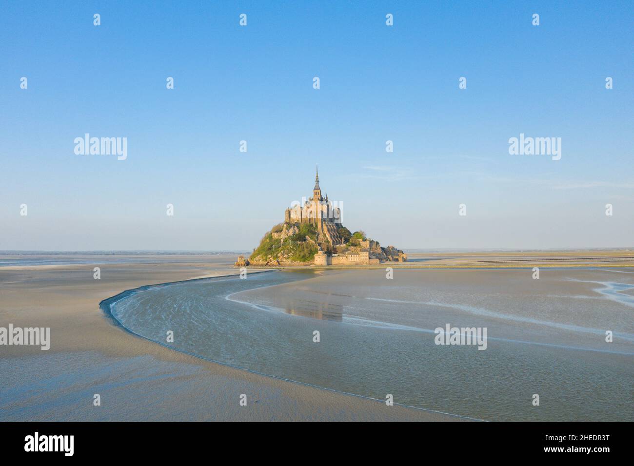 This landscape photo was taken in Europe, France, Normandy, Manche, in ...