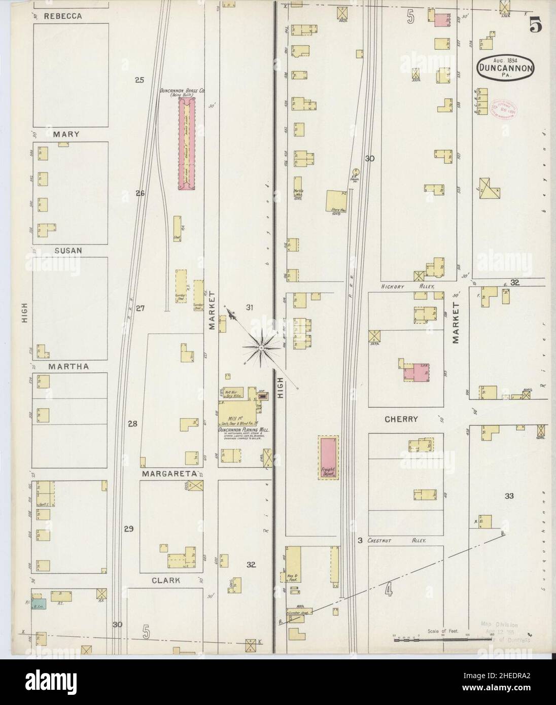Duncannon pennsylvania map hi-res stock photography and images - Alamy