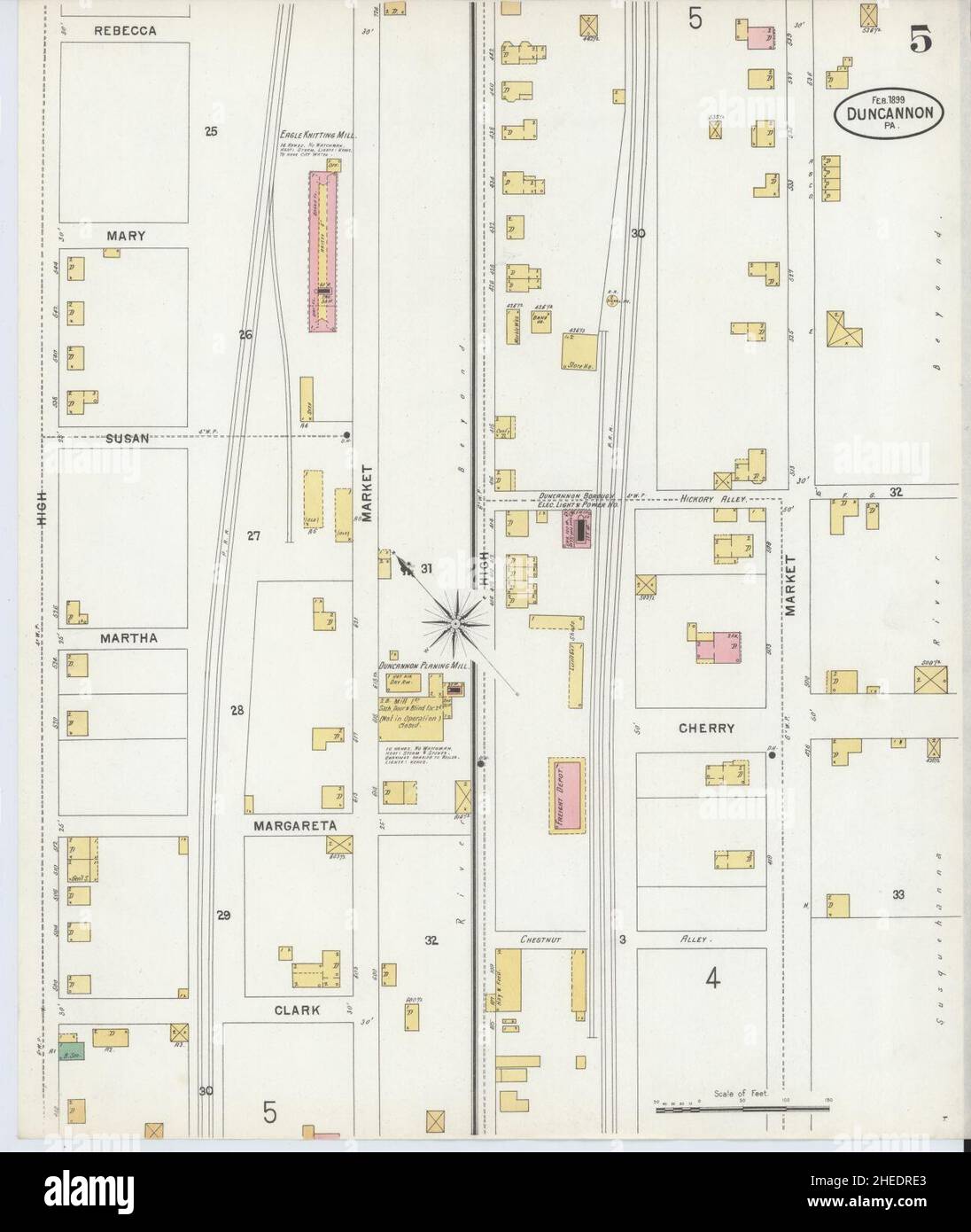 Duncannon pennsylvania map hi-res stock photography and images - Alamy