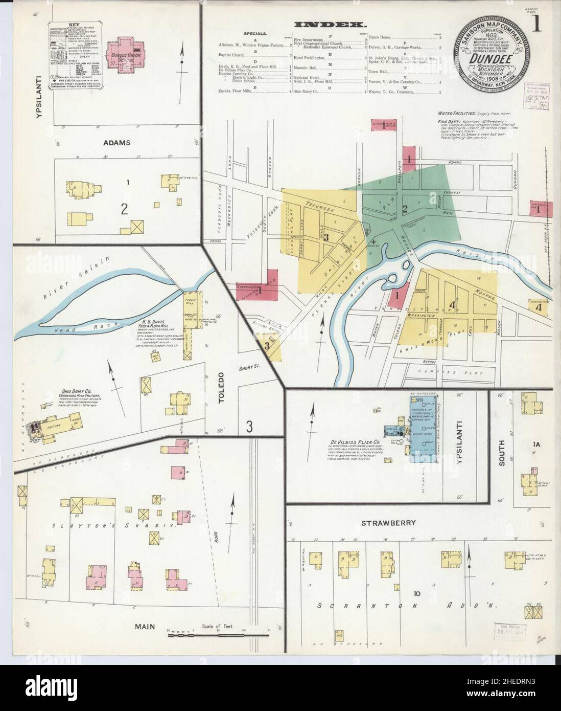 Map of dundee hi-res stock photography and images - Alamy