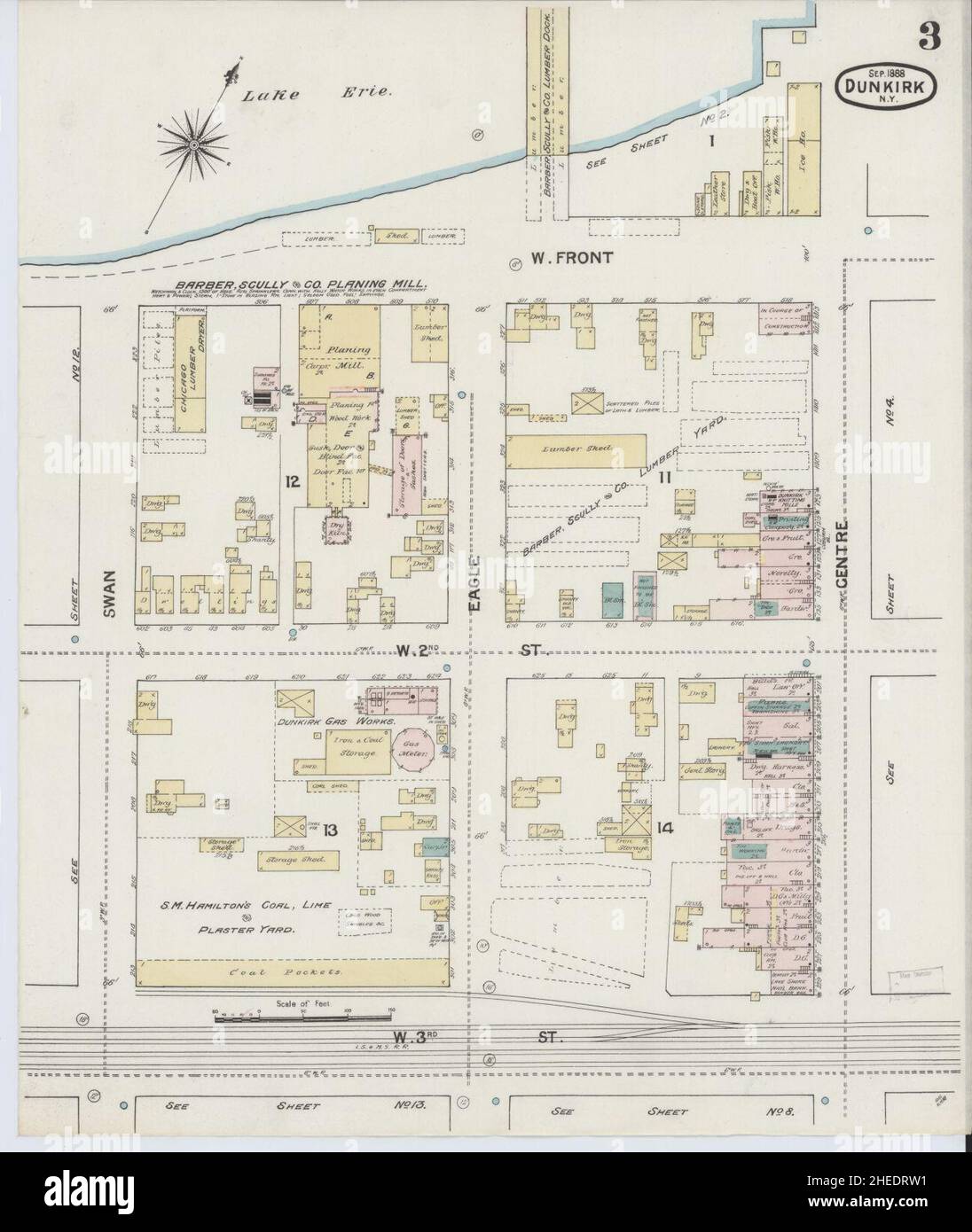 Map of dunkirk new york hi-res stock photography and images - Alamy