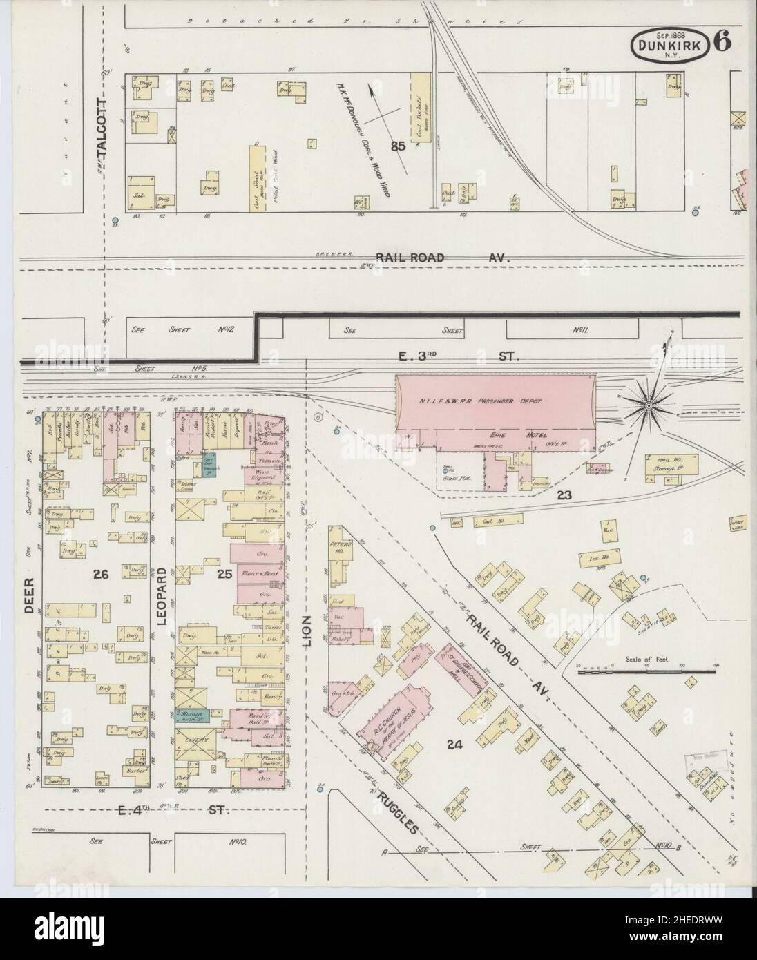 Map of dunkirk new york hi-res stock photography and images - Alamy