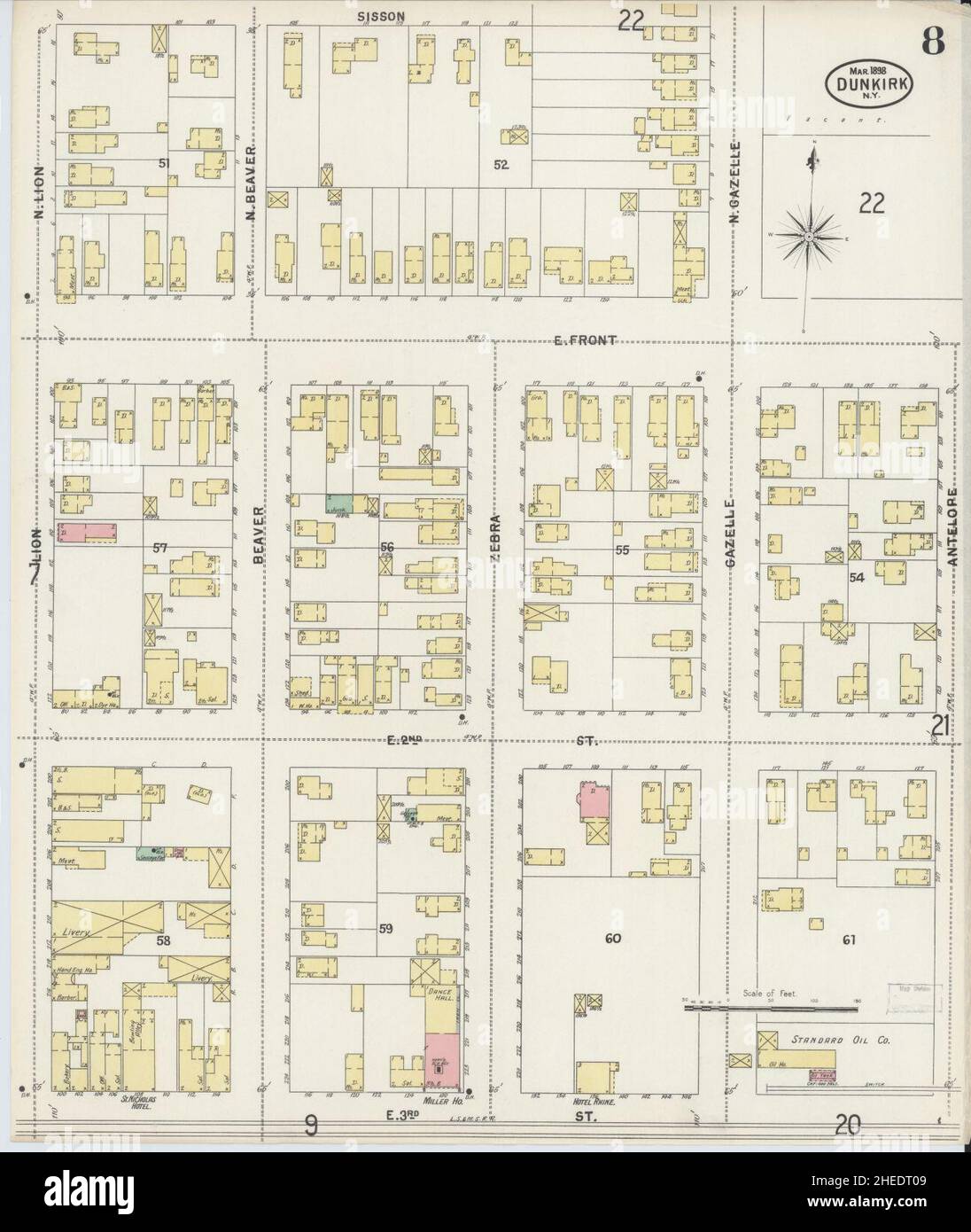 Map of dunkirk new york hi-res stock photography and images - Alamy