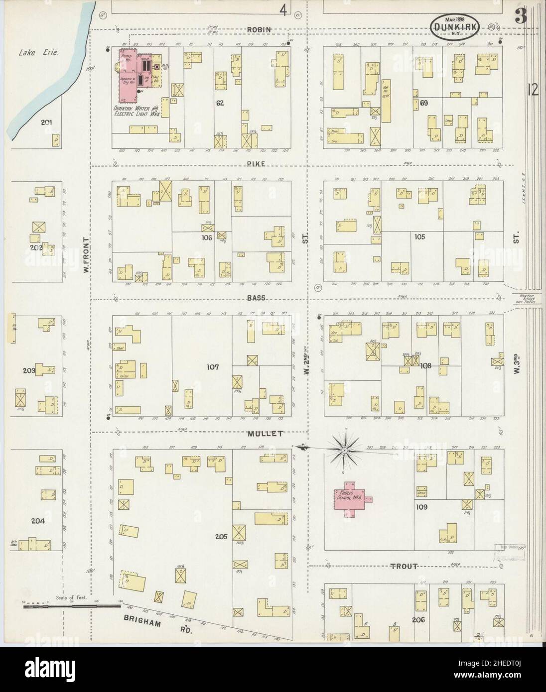 Map of dunkirk new york hi-res stock photography and images - Alamy