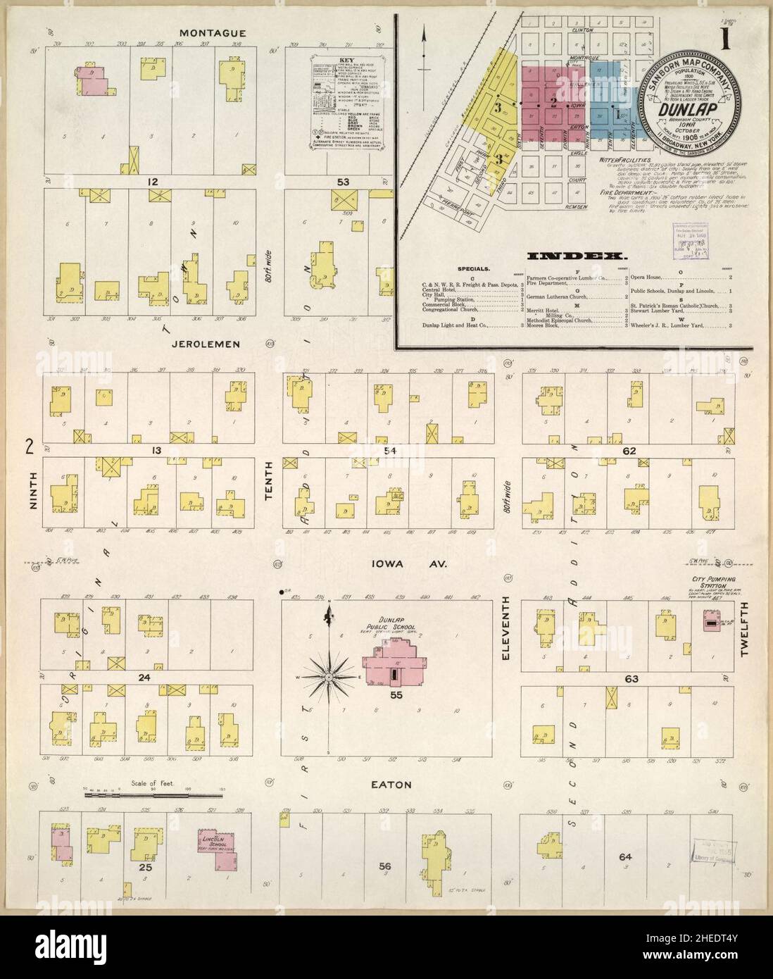 Map of dunlap hi-res stock photography and images - Alamy