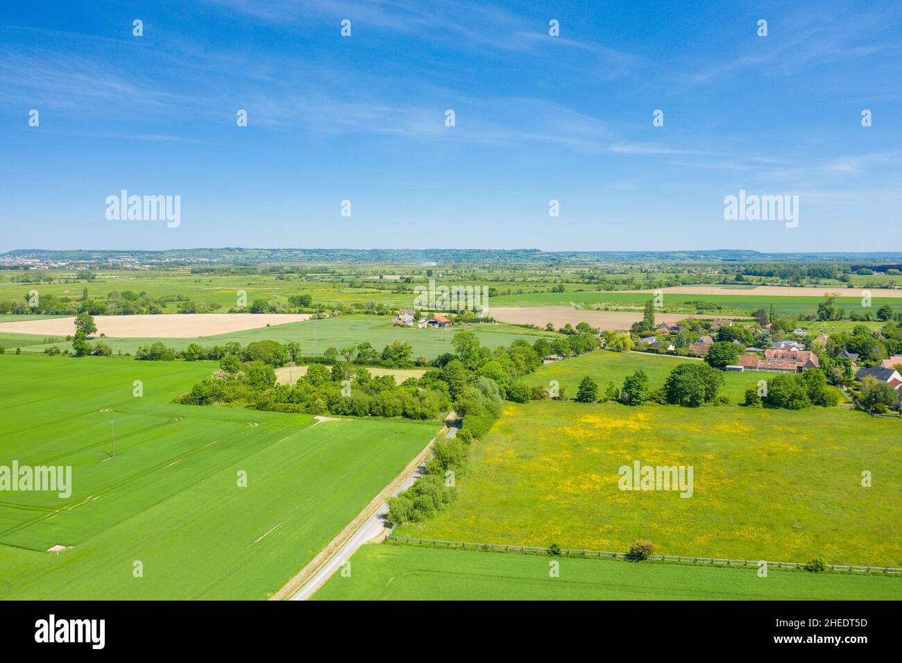 Its a photo of the countryside in normandy hi-res stock photography and ...