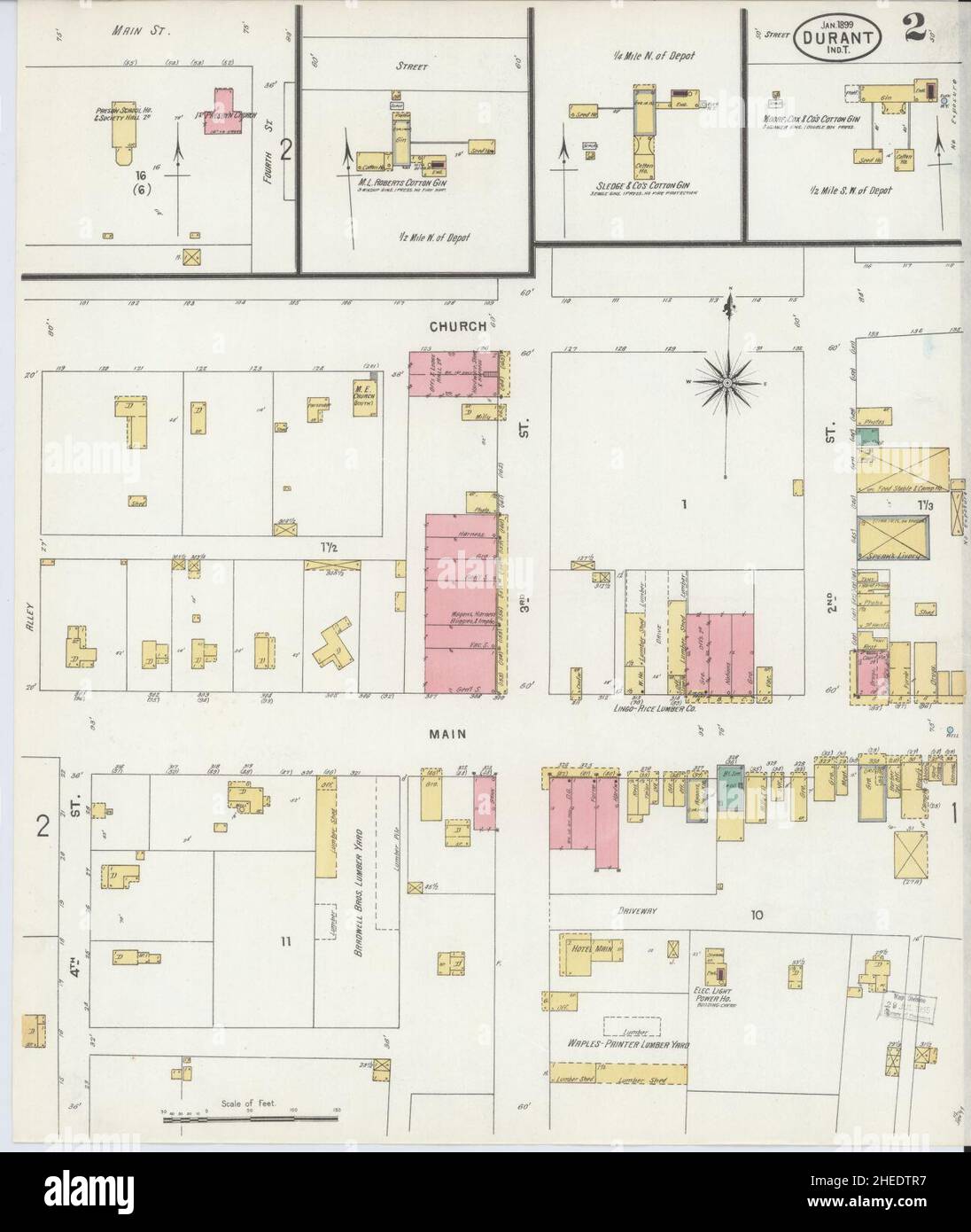 Map of durant oklahoma hi-res stock photography and images - Alamy