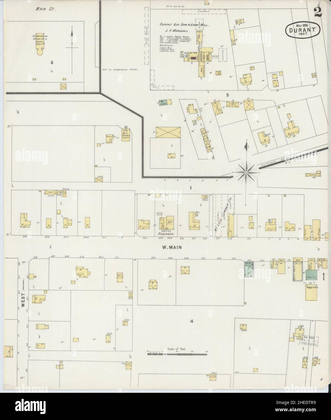 Map of durant oklahoma hi-res stock photography and images - Alamy