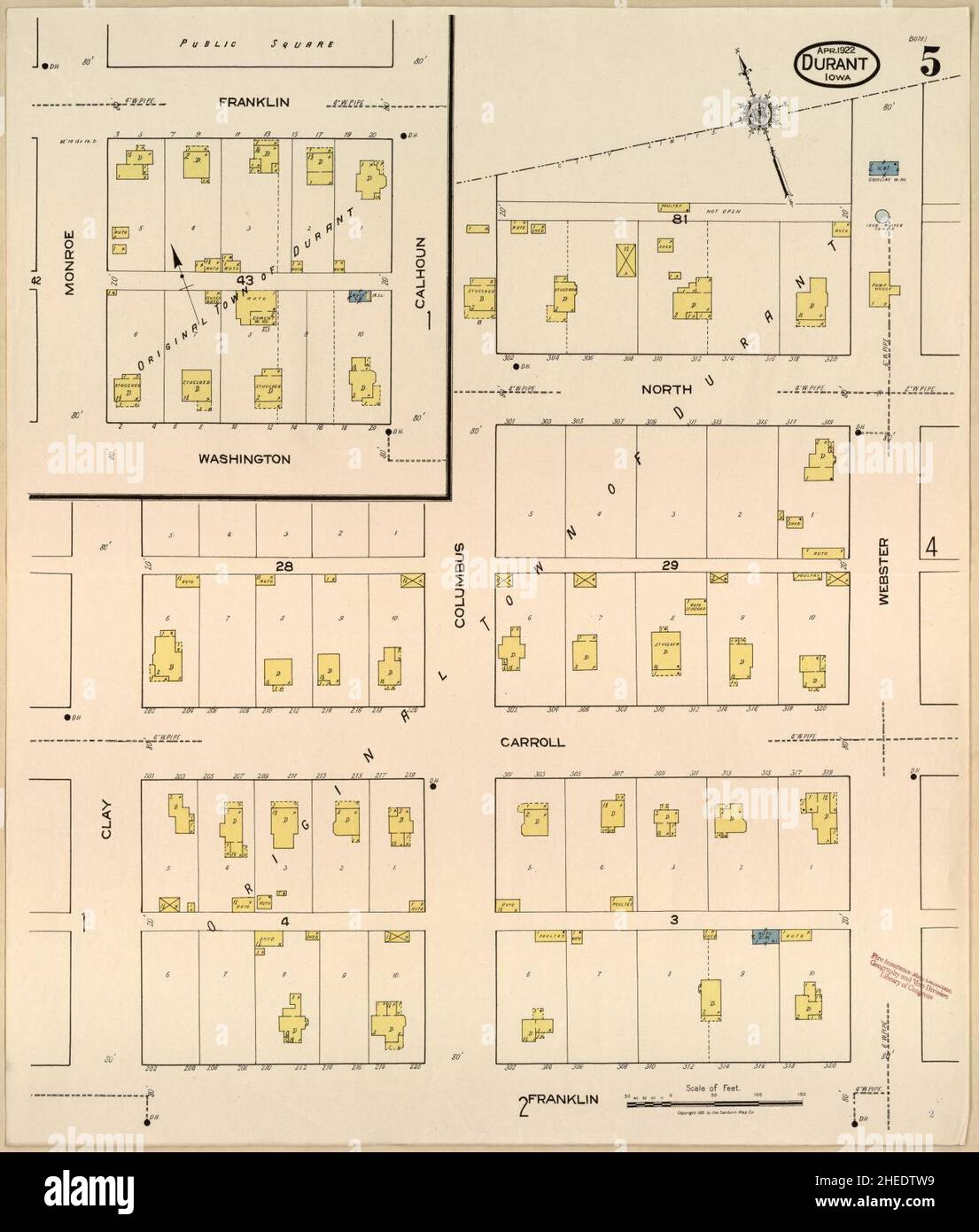 Durant map hi-res stock photography and images - Alamy