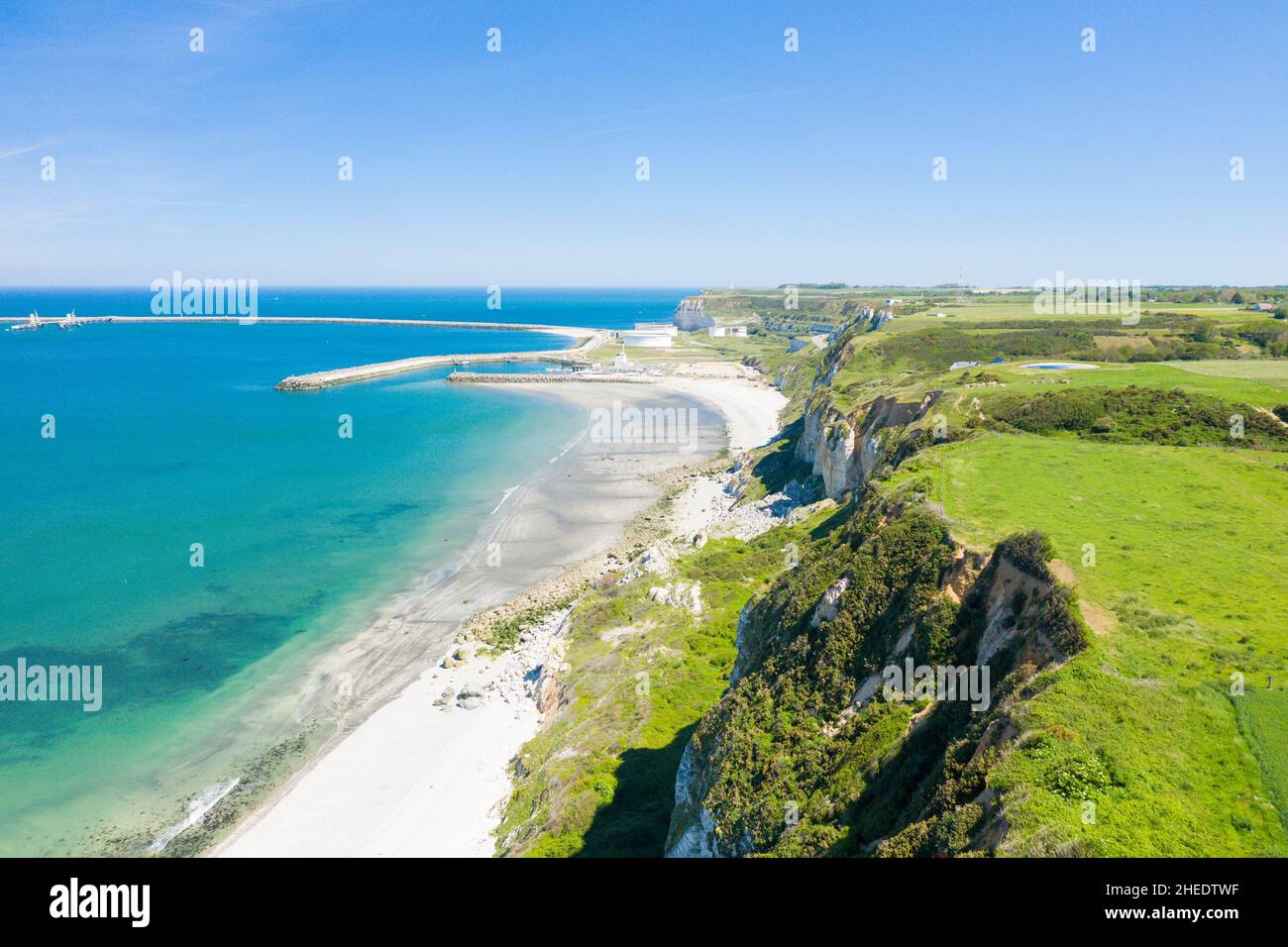 This landscape photo was taken in Europe, France, Normandy, towards ...