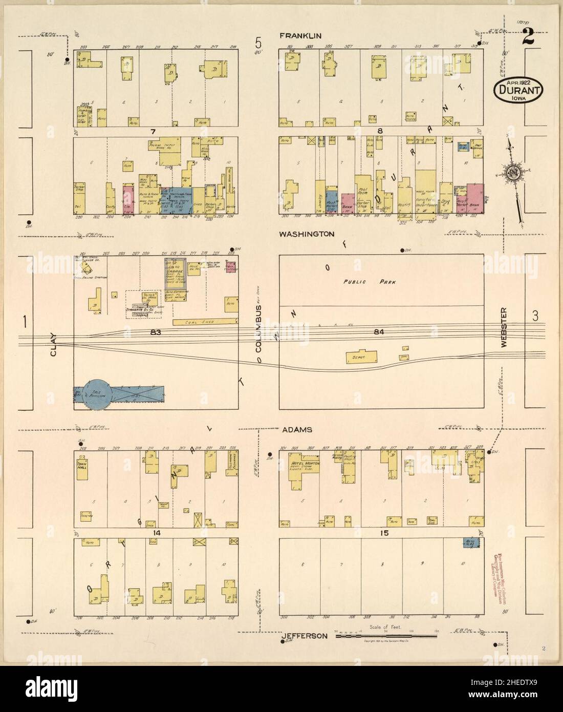 Durant map hi-res stock photography and images - Alamy