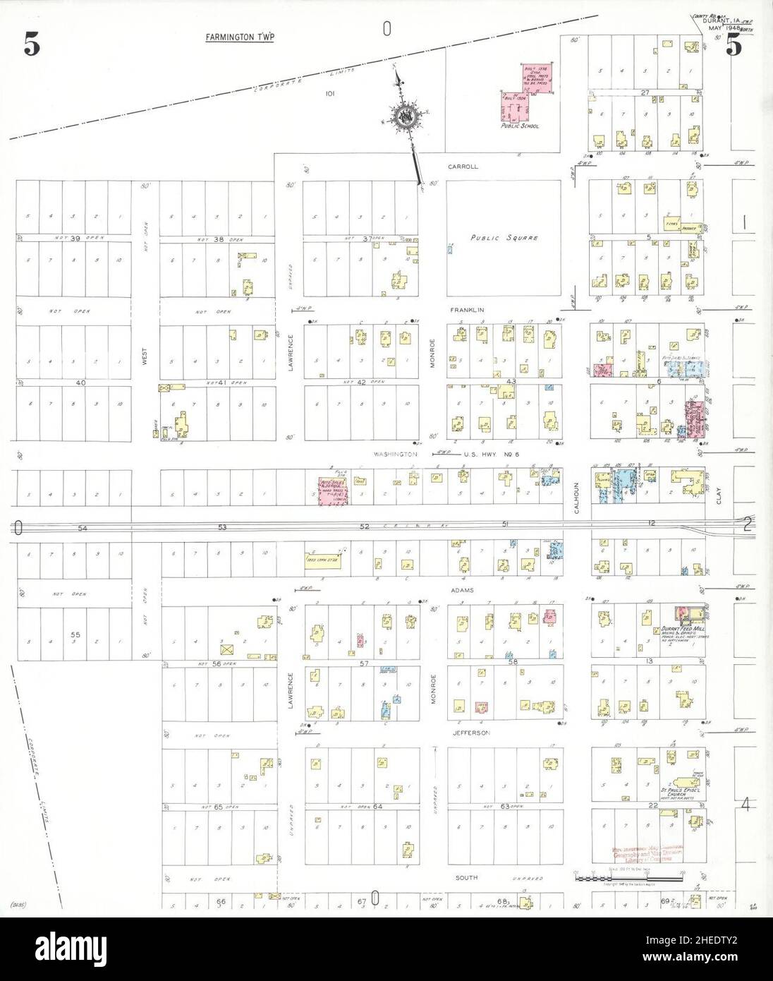 Durant map hi-res stock photography and images - Alamy