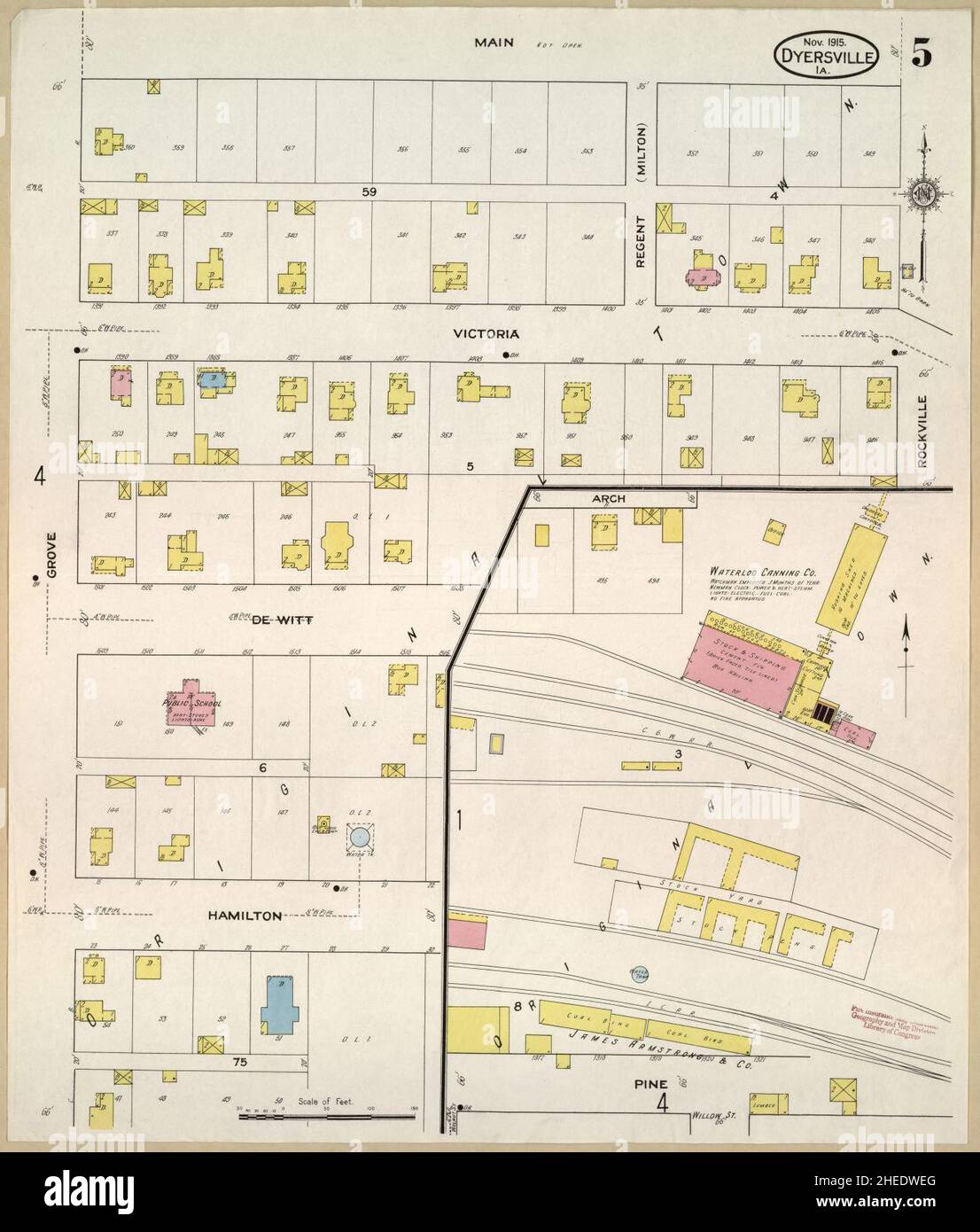 Dyersville iowa map hi-res stock photography and images - Alamy