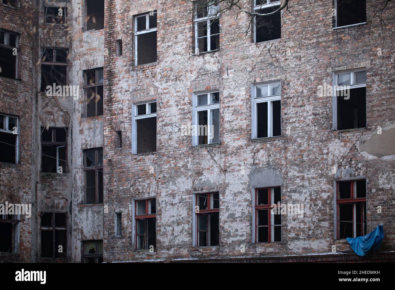 Reconstruction, renovation in Poznań, old buildings Stock Photo - Alamy