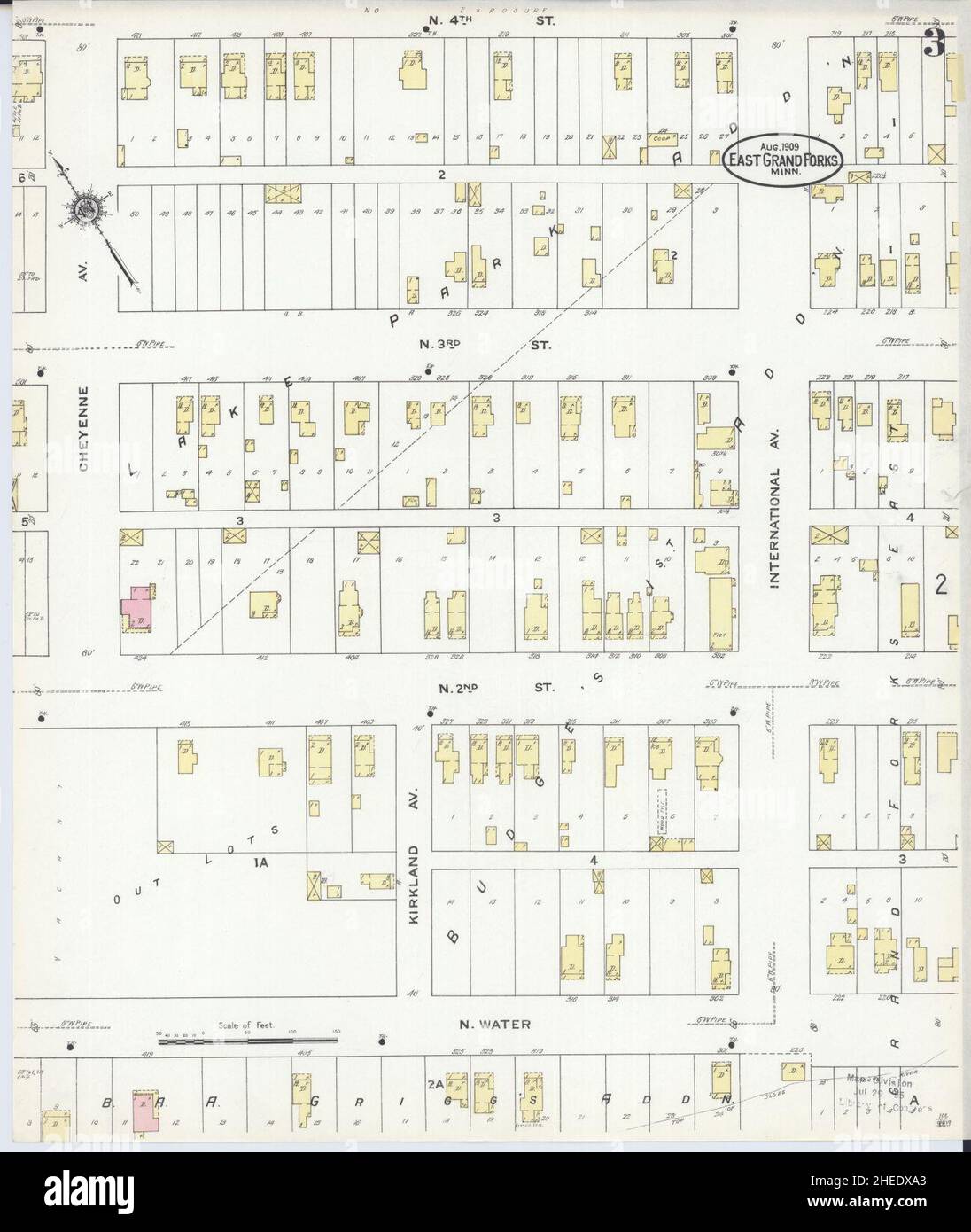 Grand forks minnesota map hi-res stock photography and images - Alamy