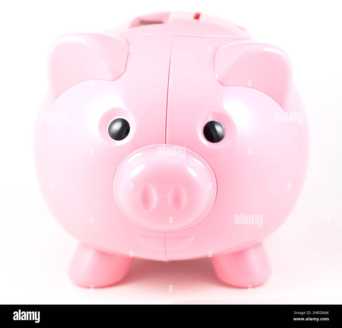 Pink Piggy Bank Stock Photo - Alamy