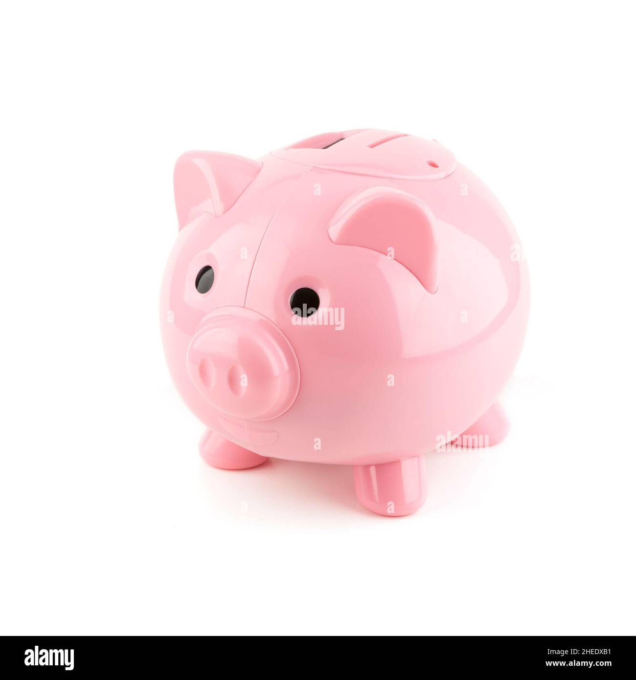 Pink Piggy Bank Stock Photo - Alamy