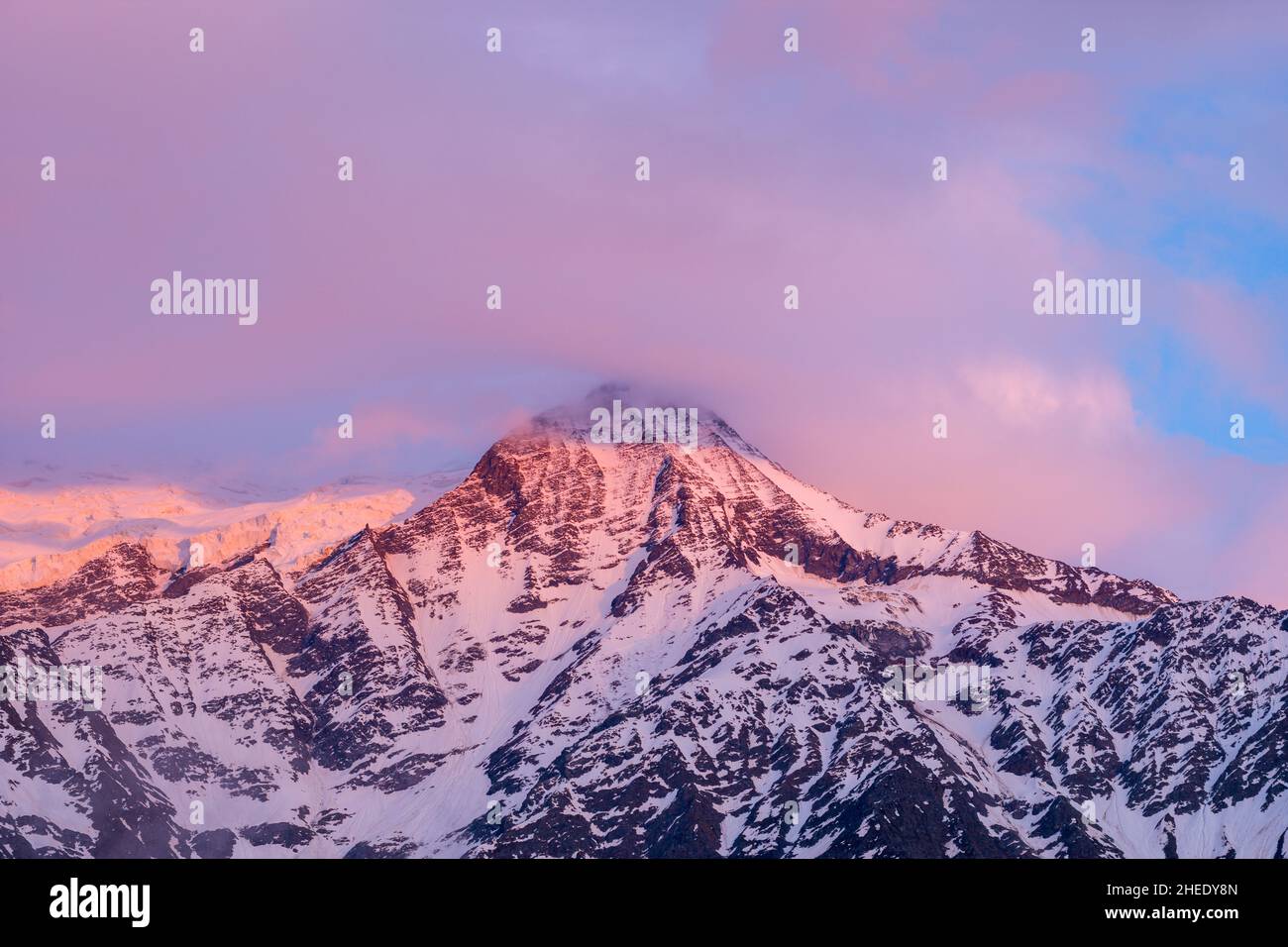 This landscape photo was taken in Europe, in France, in the Alps ...