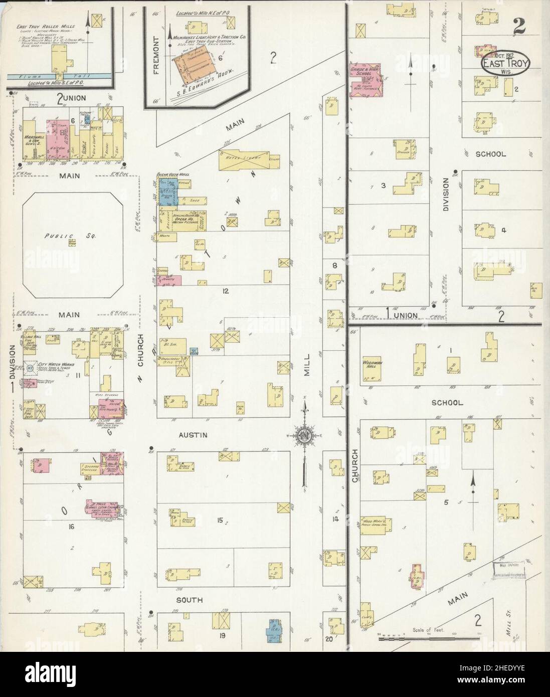 Sanborn Fire Insurance Map from East Troy, Walworth County, Wisconsin ...