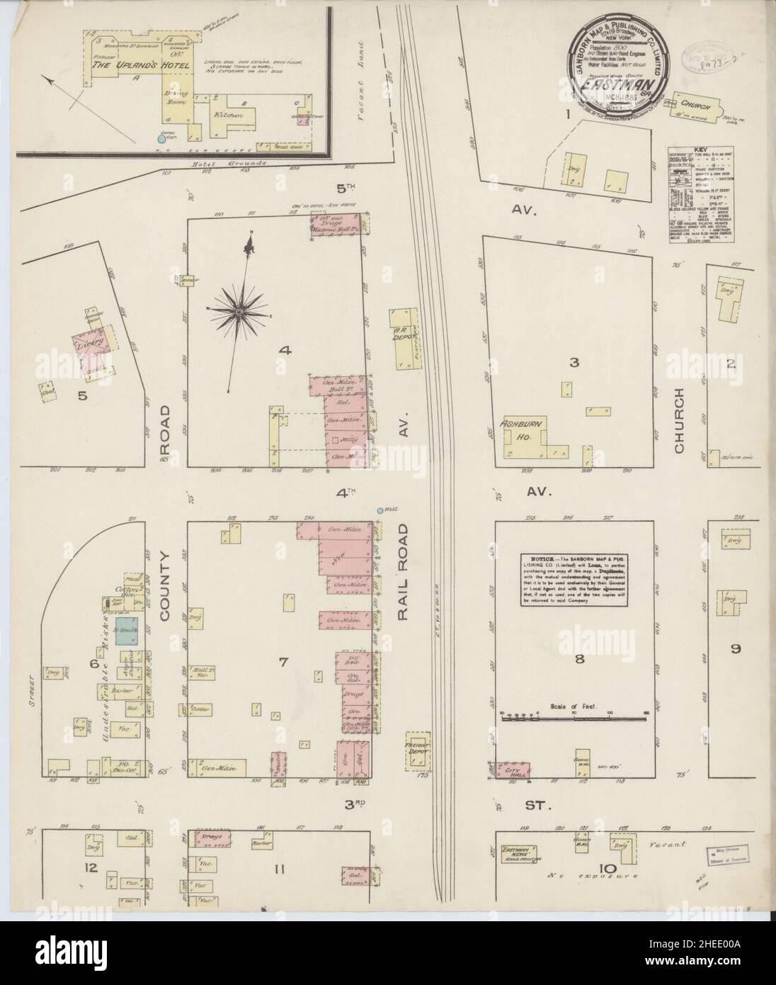 Eastman map hi-res stock photography and images - Alamy