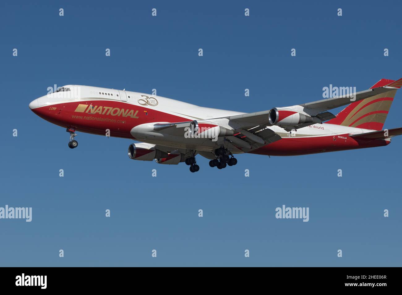 Boeing 747 national airlines hi-res stock photography and images - Alamy