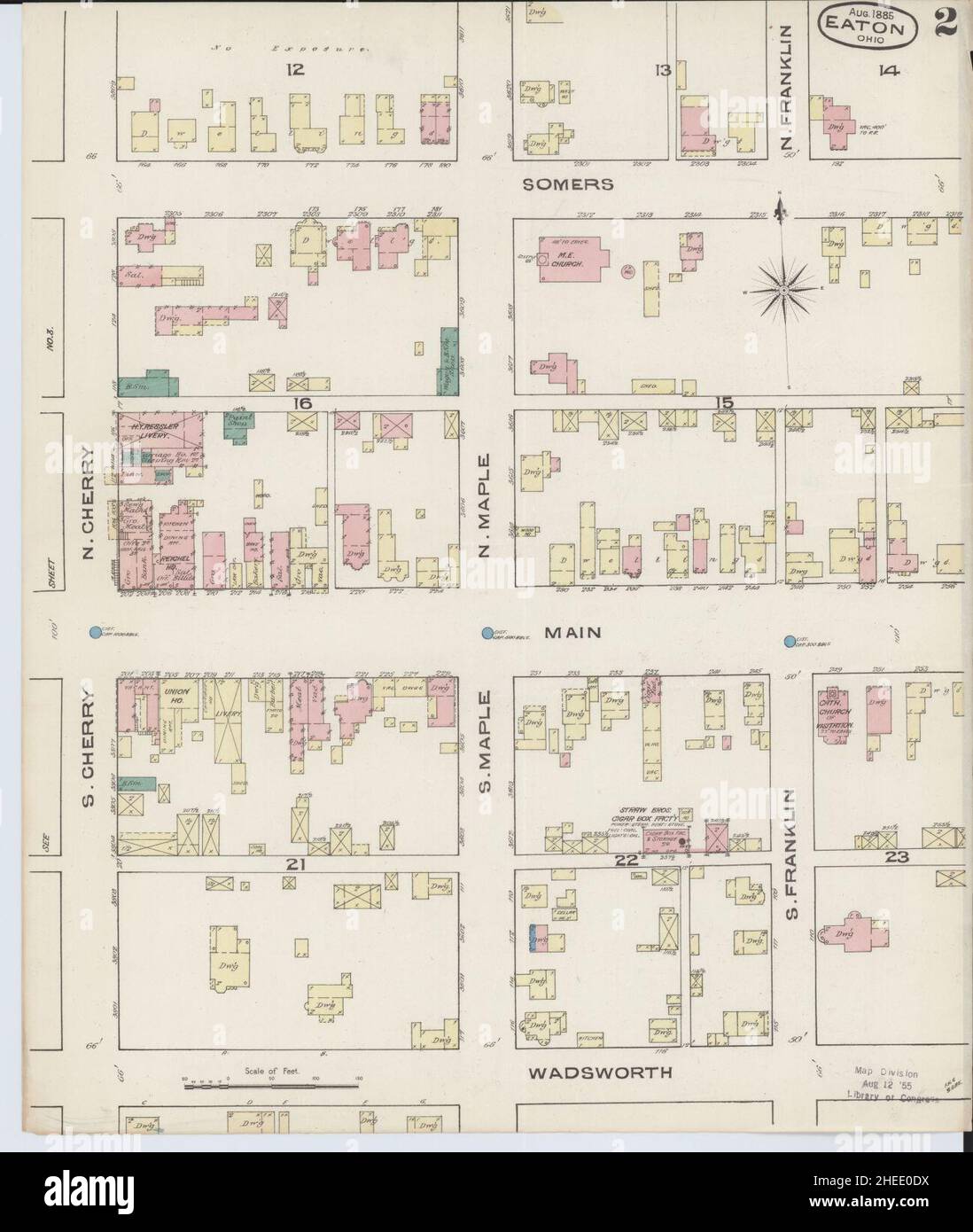 Map of preble hi-res stock photography and images - Alamy