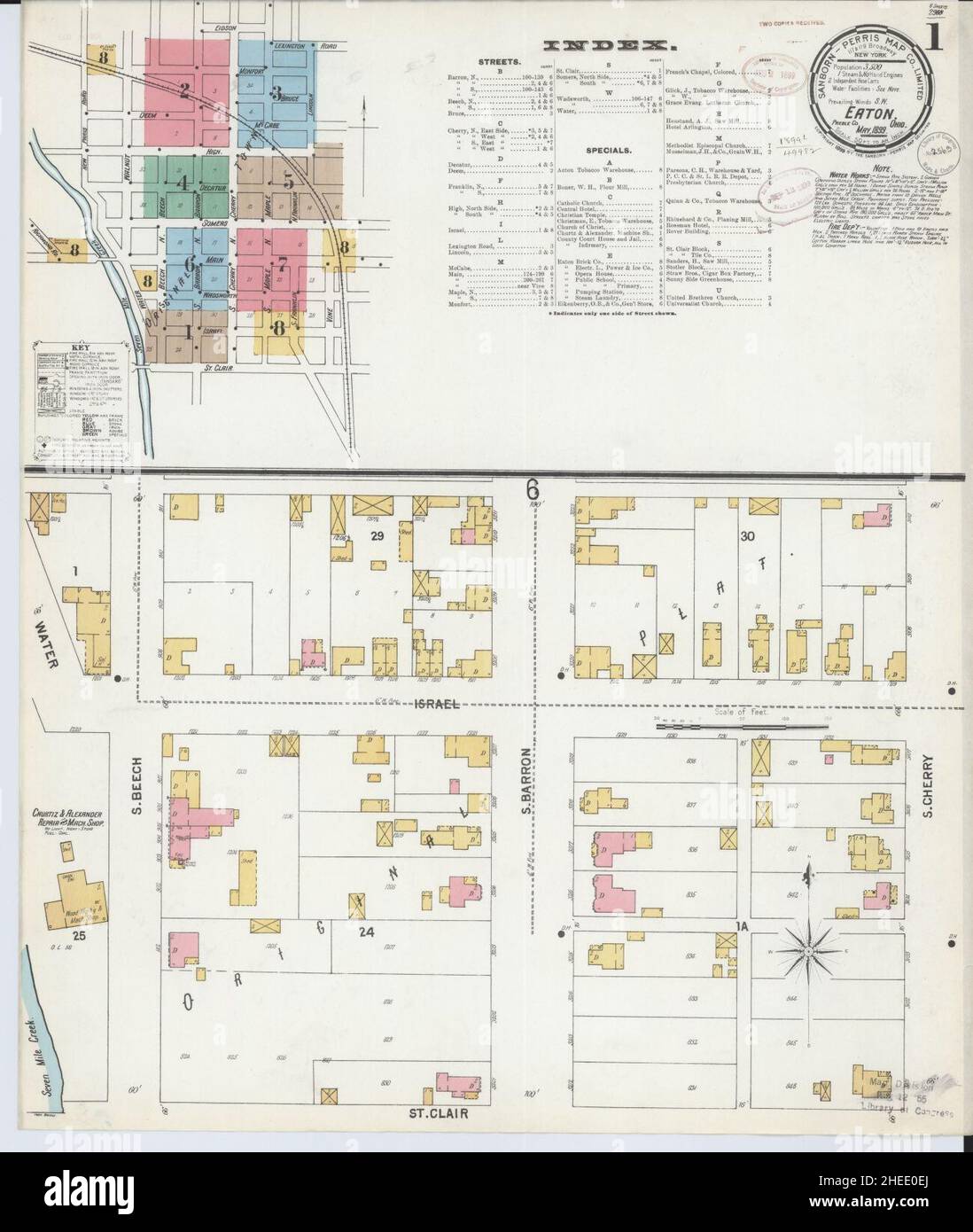 Map of preble hi-res stock photography and images - Alamy