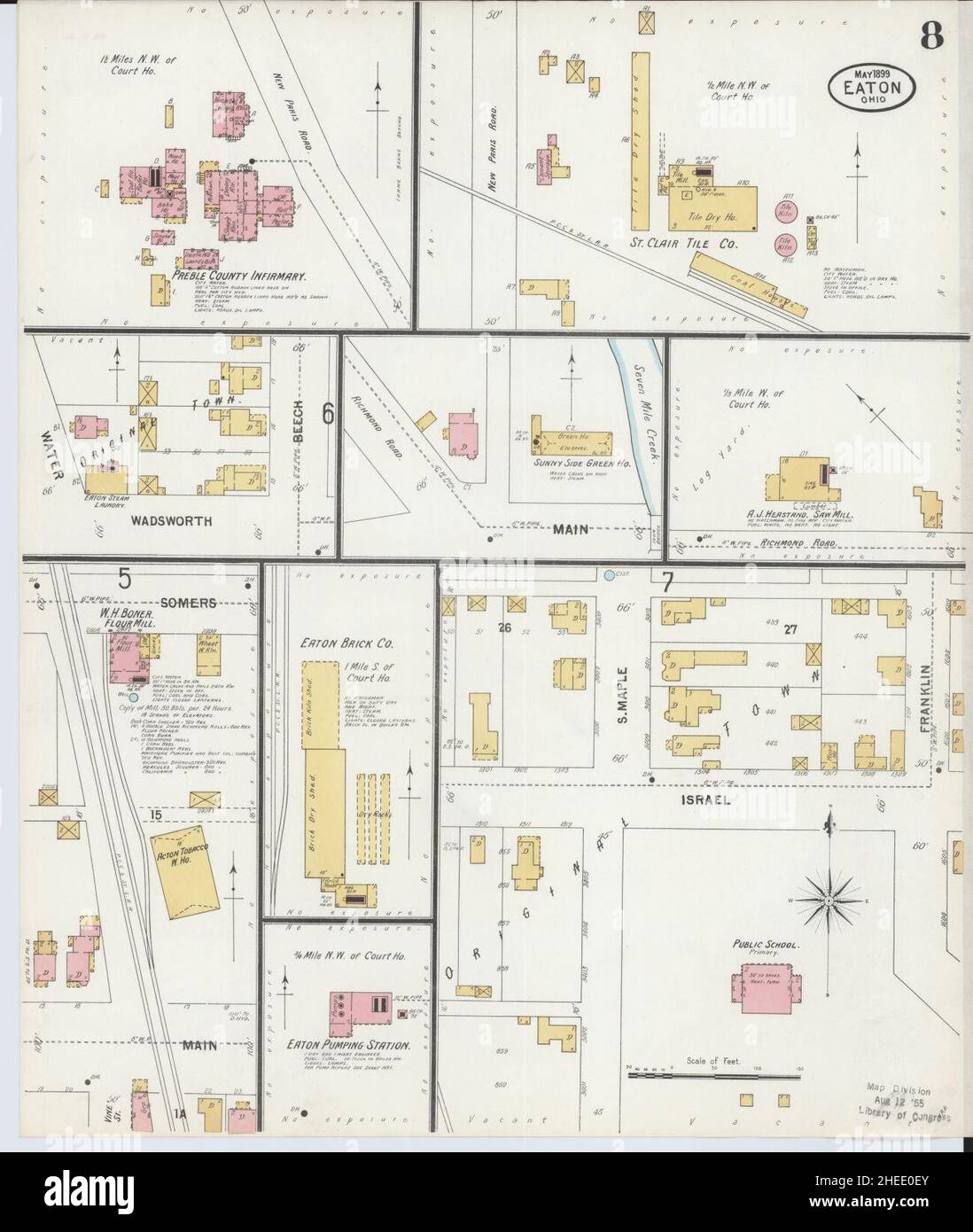Map of preble hi-res stock photography and images - Alamy