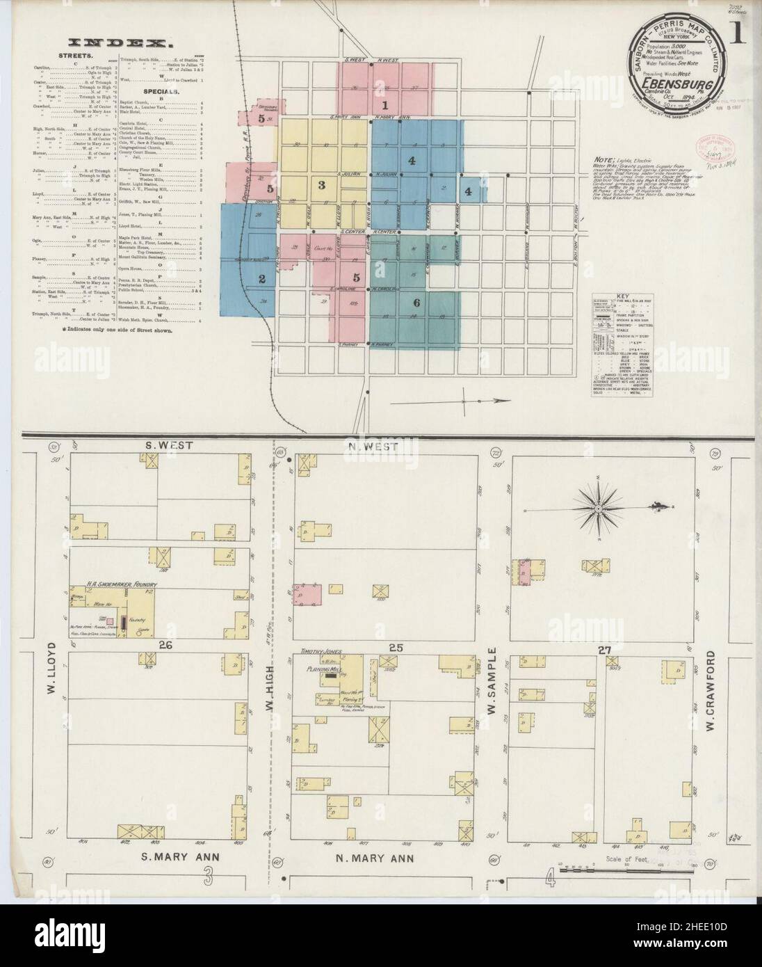 Cambria map hi-res stock photography and images - Alamy