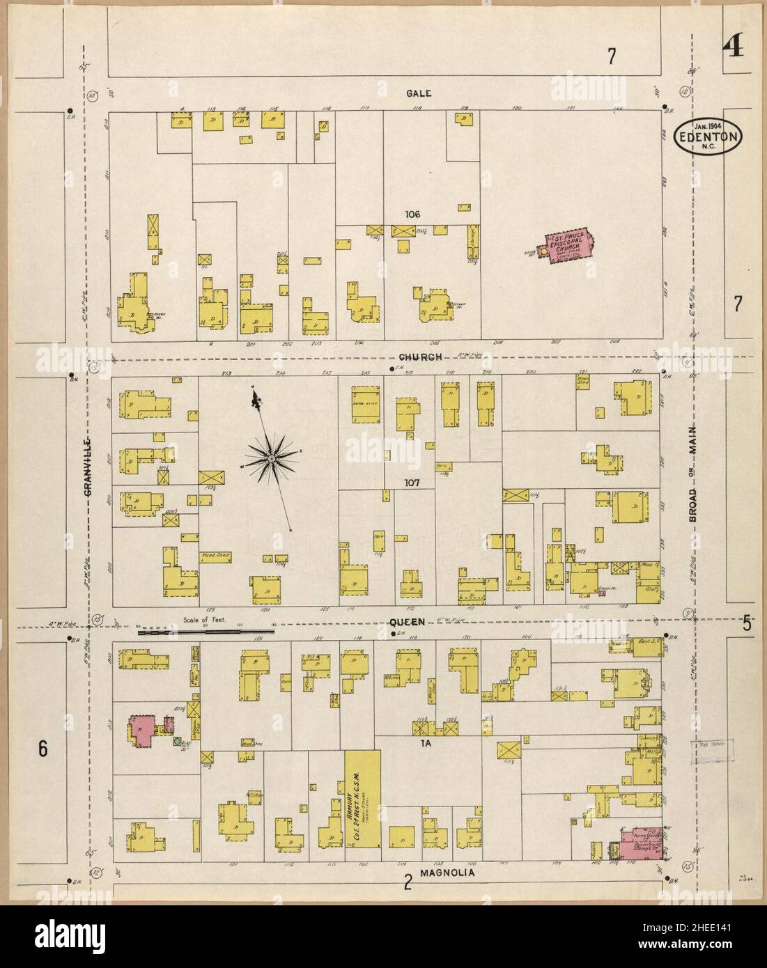 Map of edenton hi-res stock photography and images - Alamy