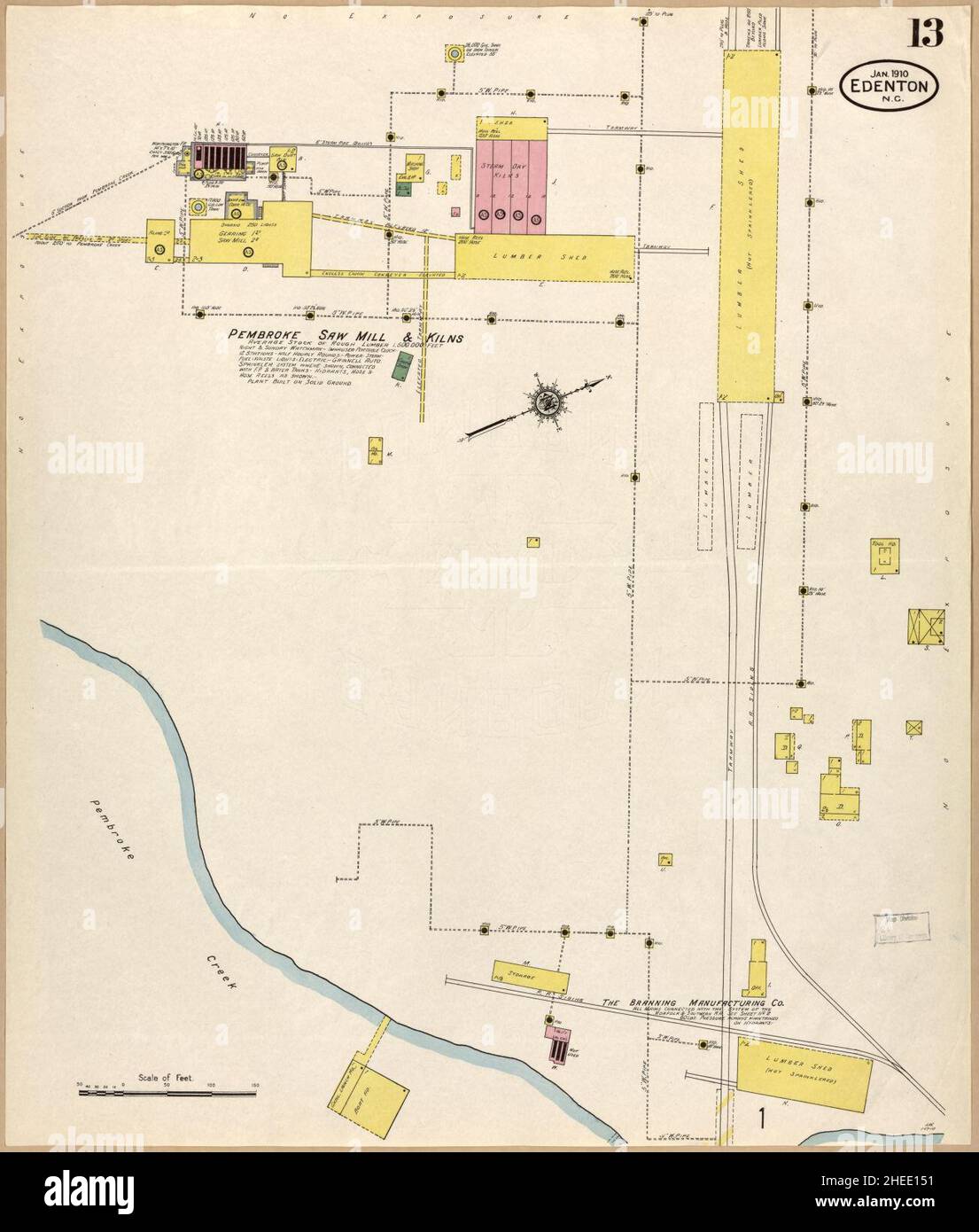 Map of edenton hi-res stock photography and images - Alamy