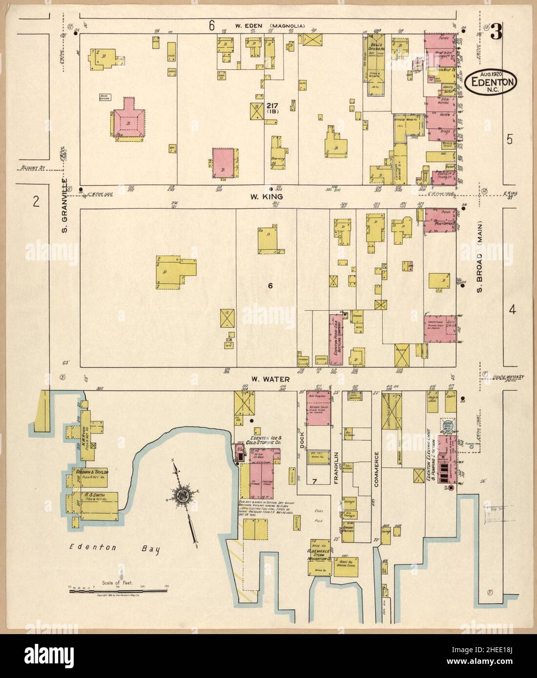 Map of edenton hi-res stock photography and images - Alamy