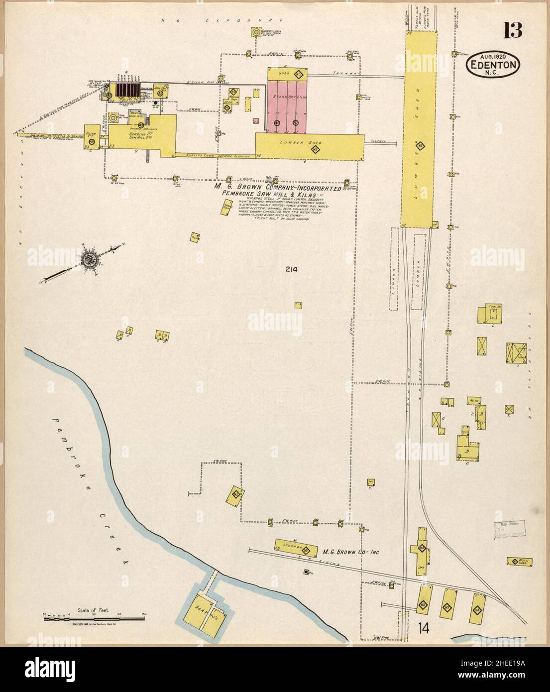 Map of edenton hi-res stock photography and images - Alamy