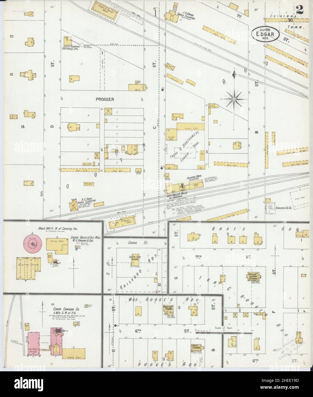 Edgar county map hi-res stock photography and images - Alamy