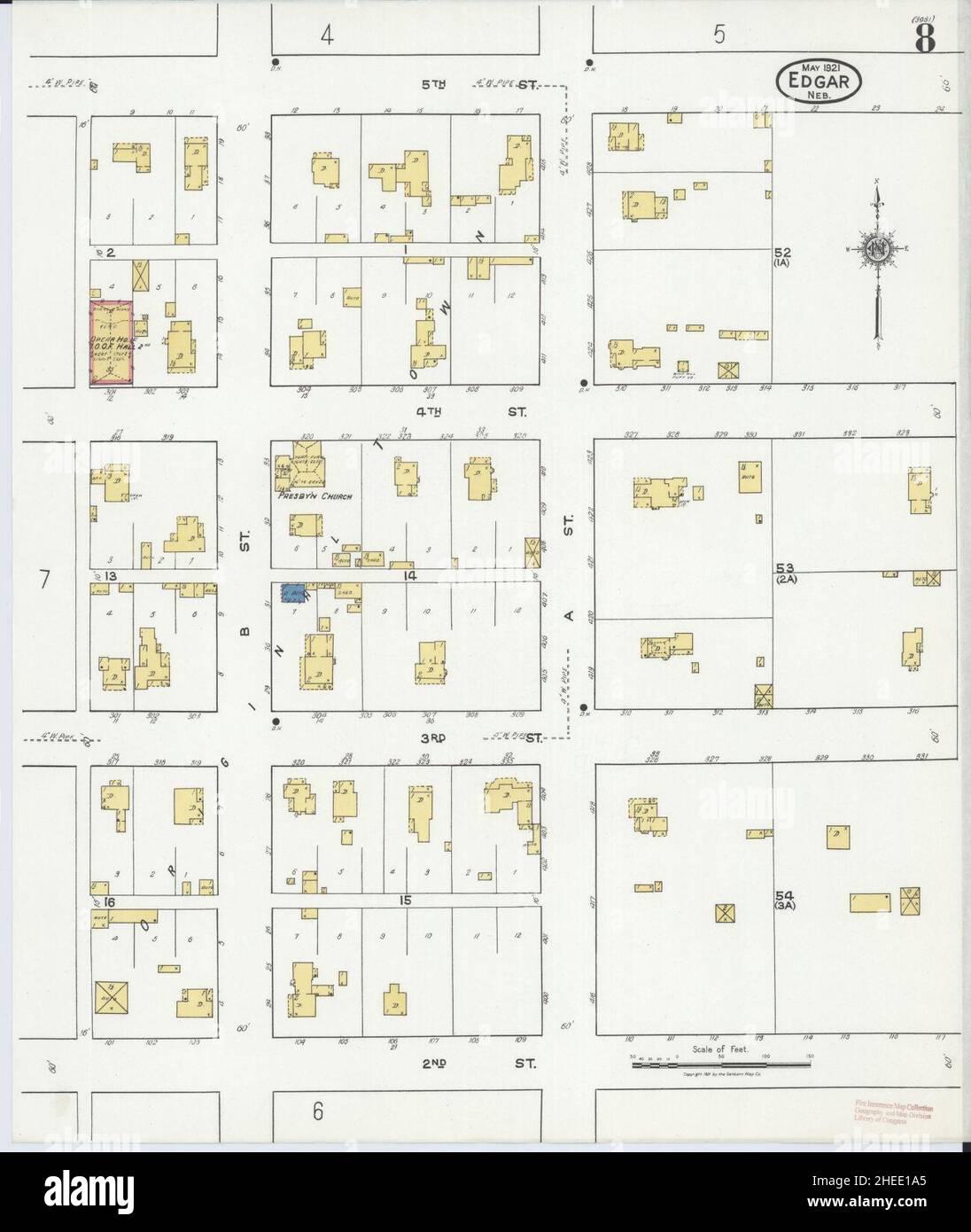 Edgar county map hi-res stock photography and images - Alamy