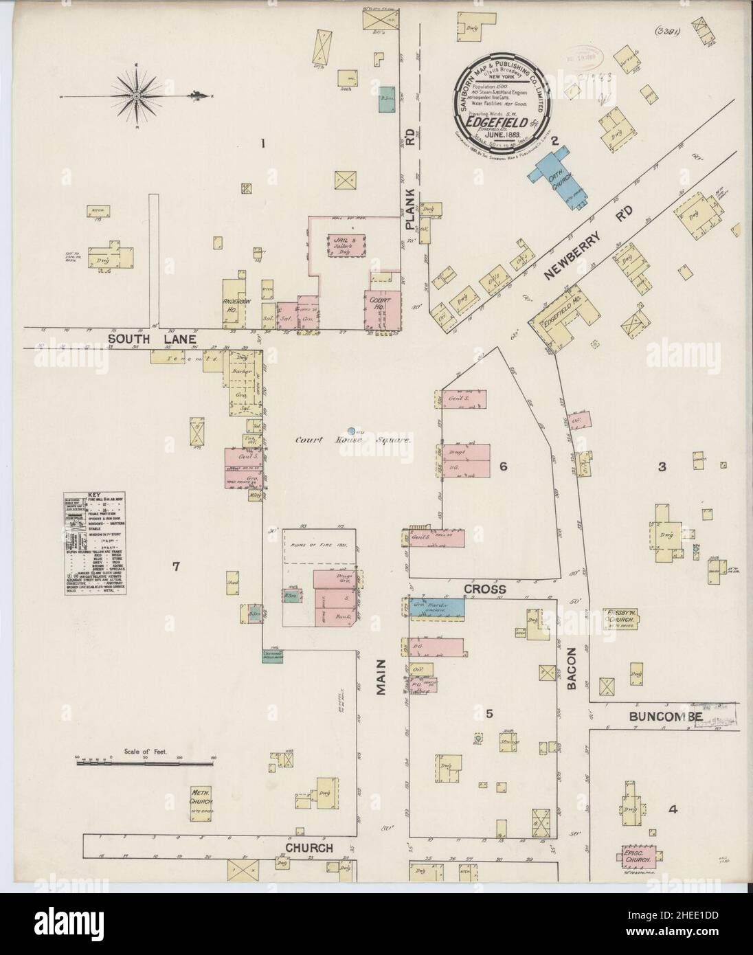 Map of edgefield hi-res stock photography and images - Alamy